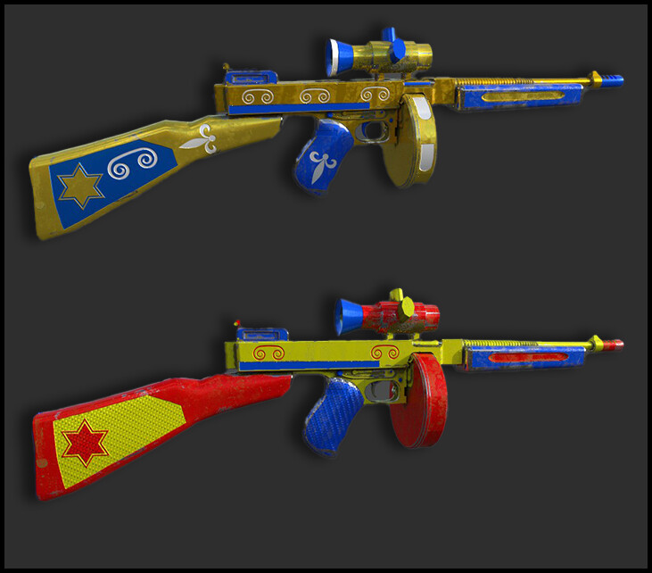 ArtStation - Mafia Marksman Weapon Concept