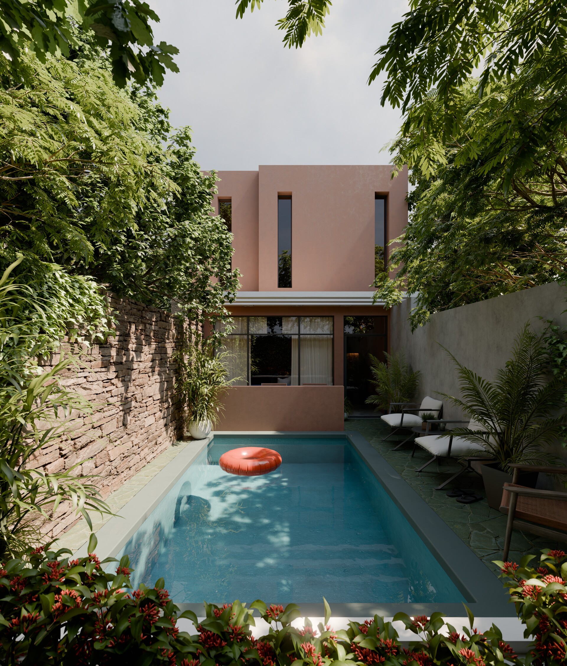 ArtStation - Small House Pool N01