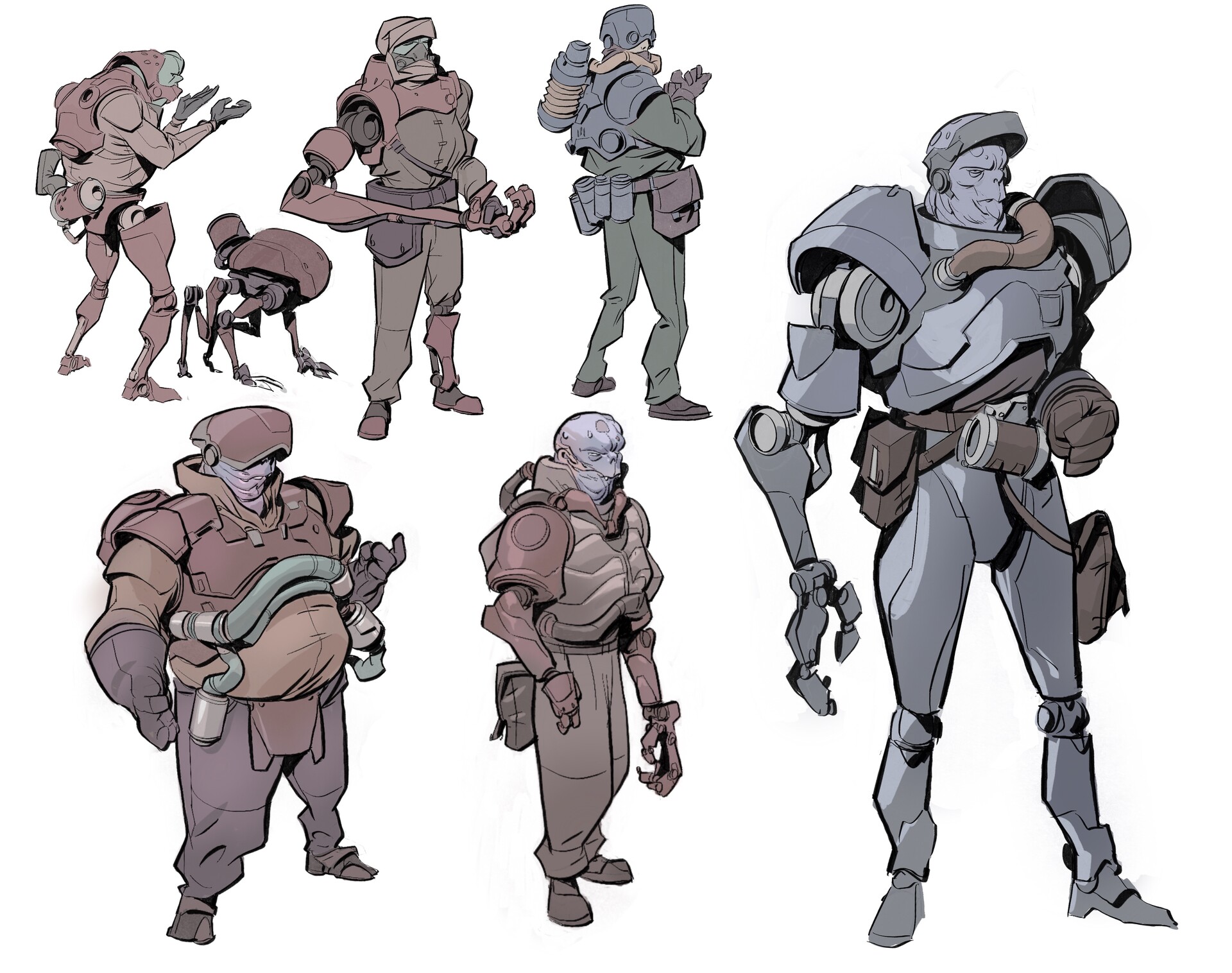 ArtStation - A dusty crumbling world where nature takes charge.