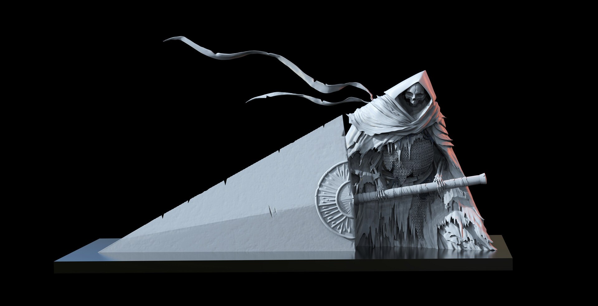 ArtStation - The Red executioner Statue