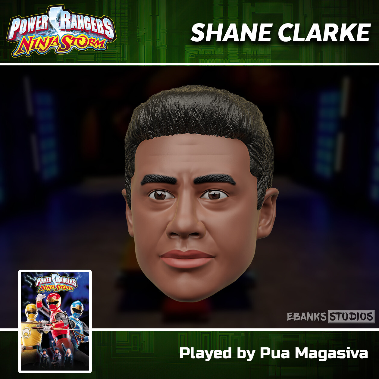 ArtStation - Shane Clarke - Power Rangers Lightning Collection Custom Head