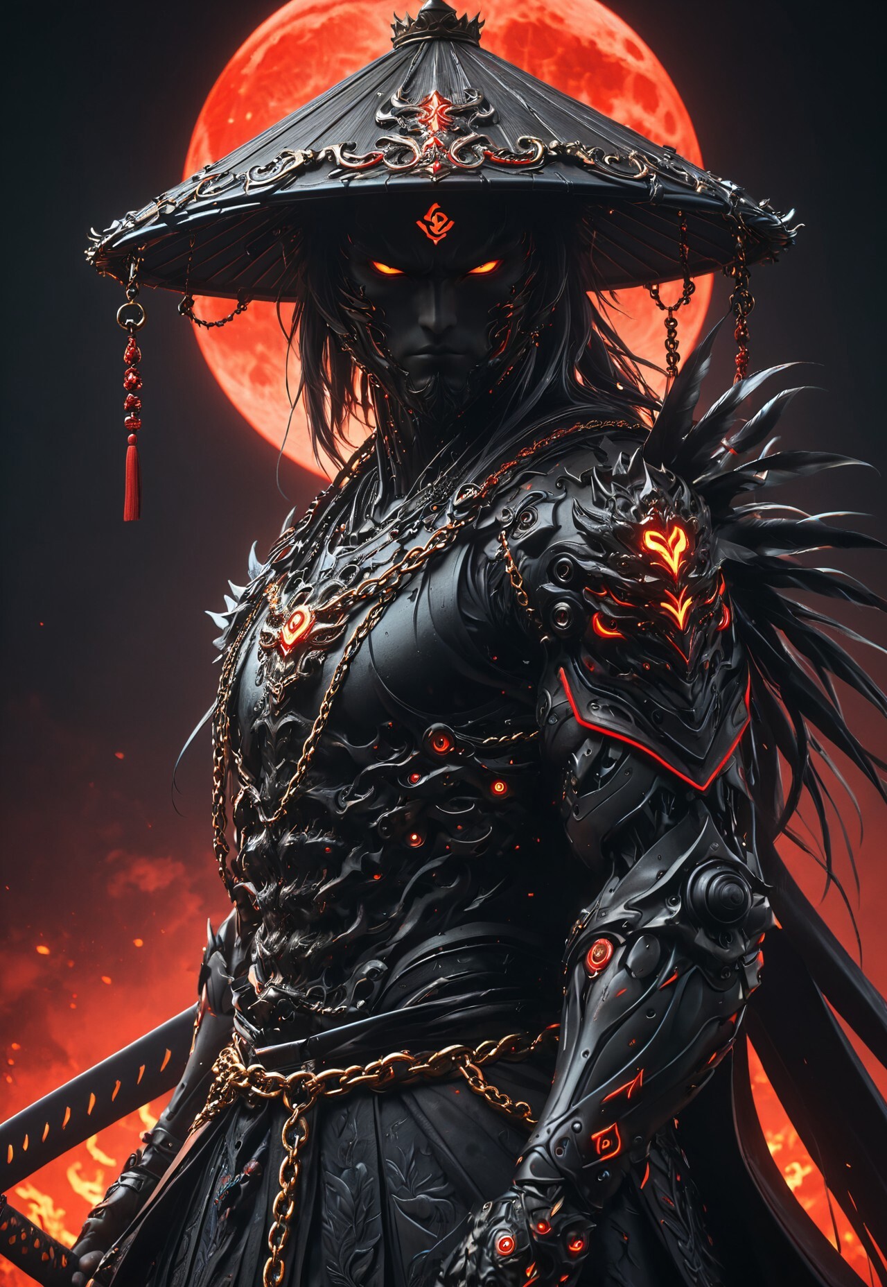 ArtStation - Oni Samurai