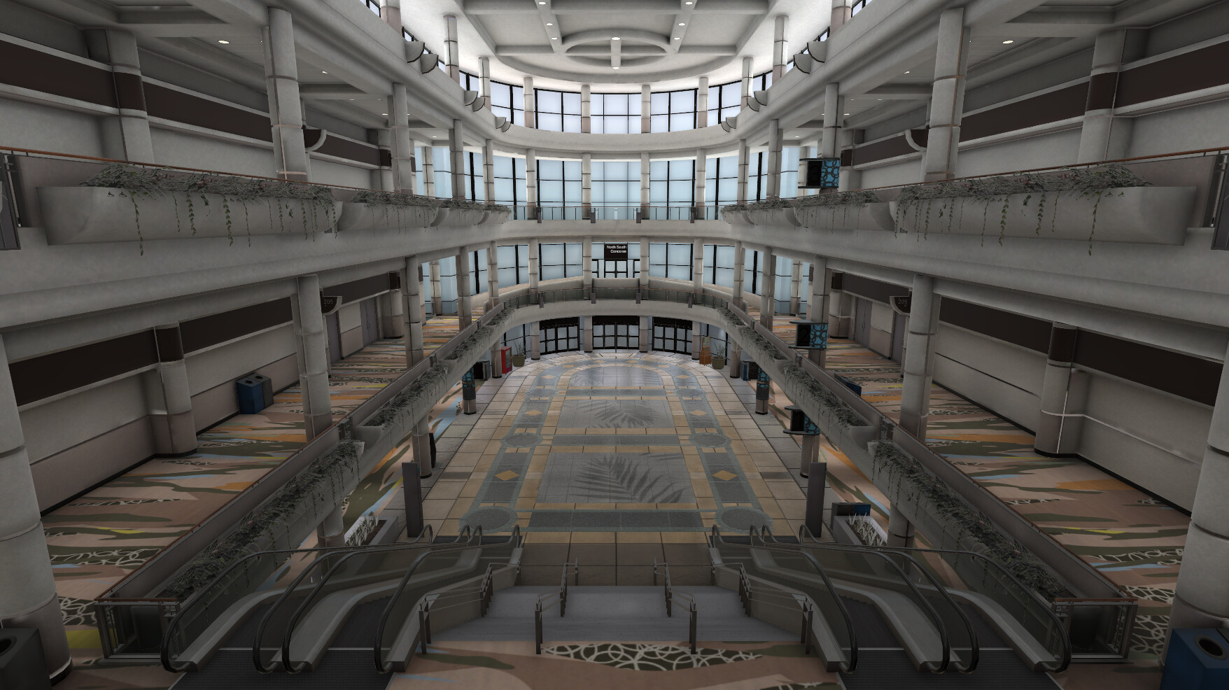 ArtStation - Orlando Convention Center Entrance.