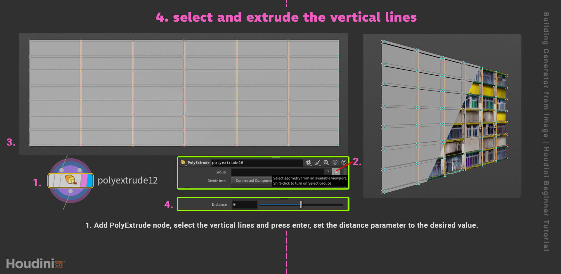 Radu Cius - Building Generator from Images: Houdini 20.5 Tutorial