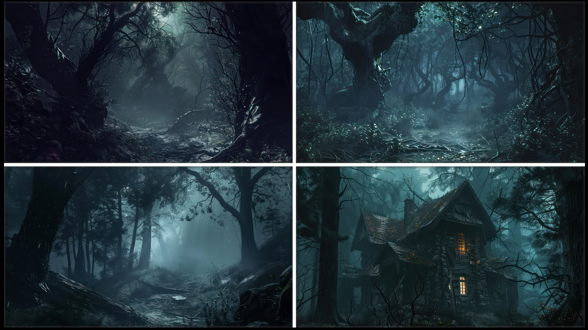 Ferial Concept - 🔹210 Horror Forest - Environment Concept Reference ...