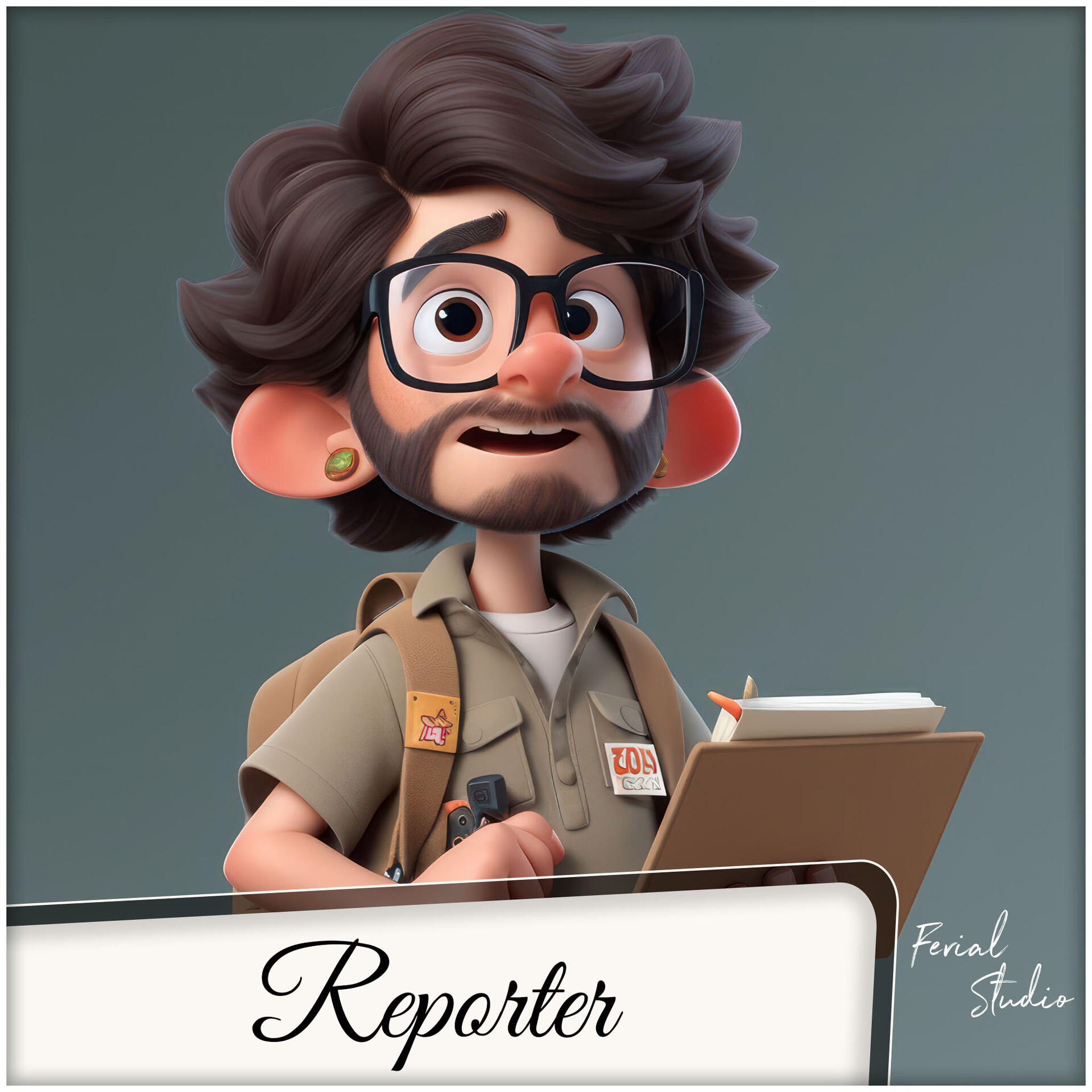 ArtStation - 🔹220 Reporter - Stylized Character Reference Image Pack v ...