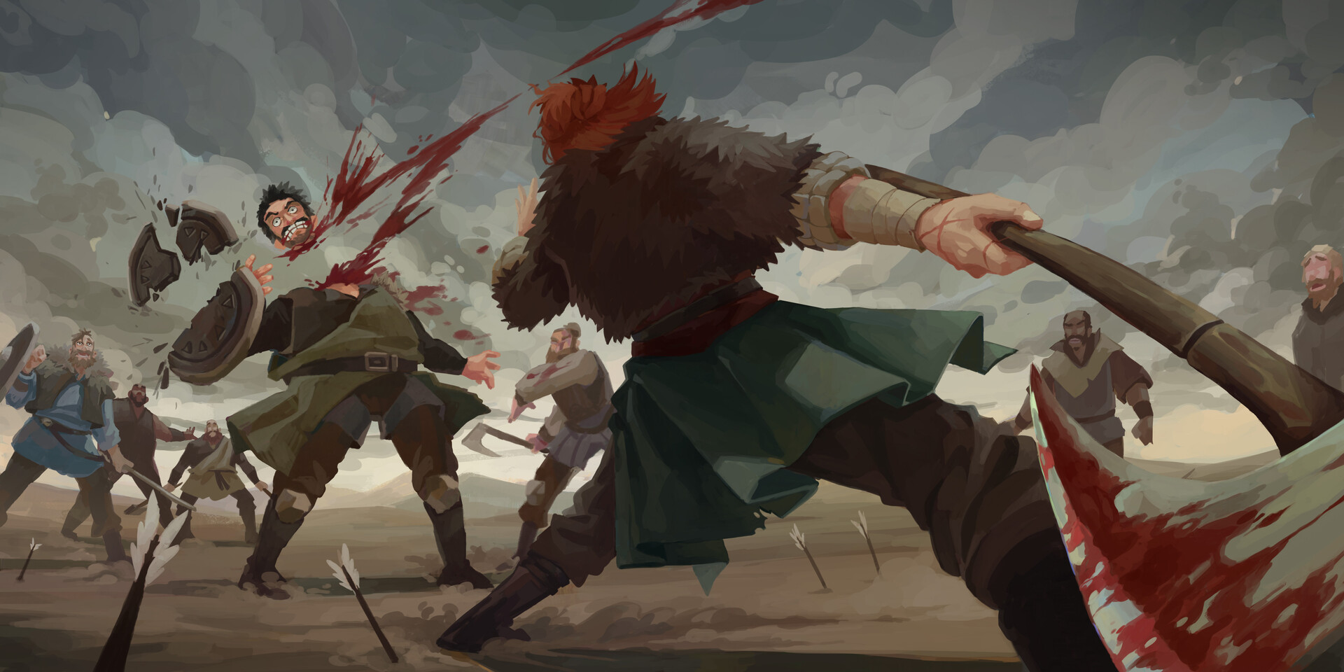 ArtStation - Warrior . Wind Song #7. 2024