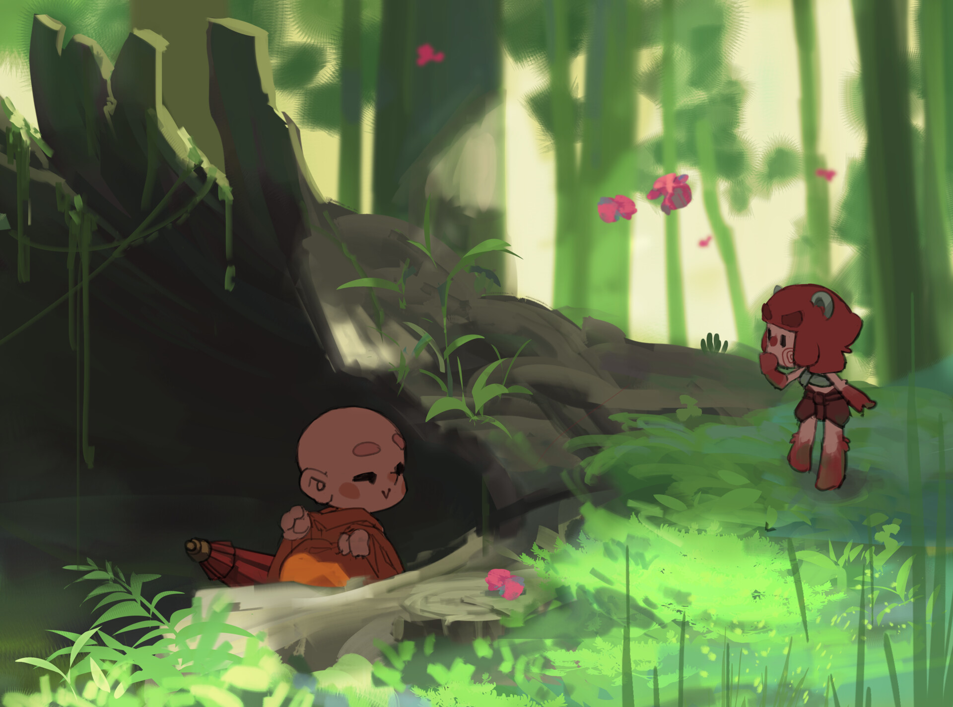 ArtStation - [SINERU] - Act 2: Hide and seek