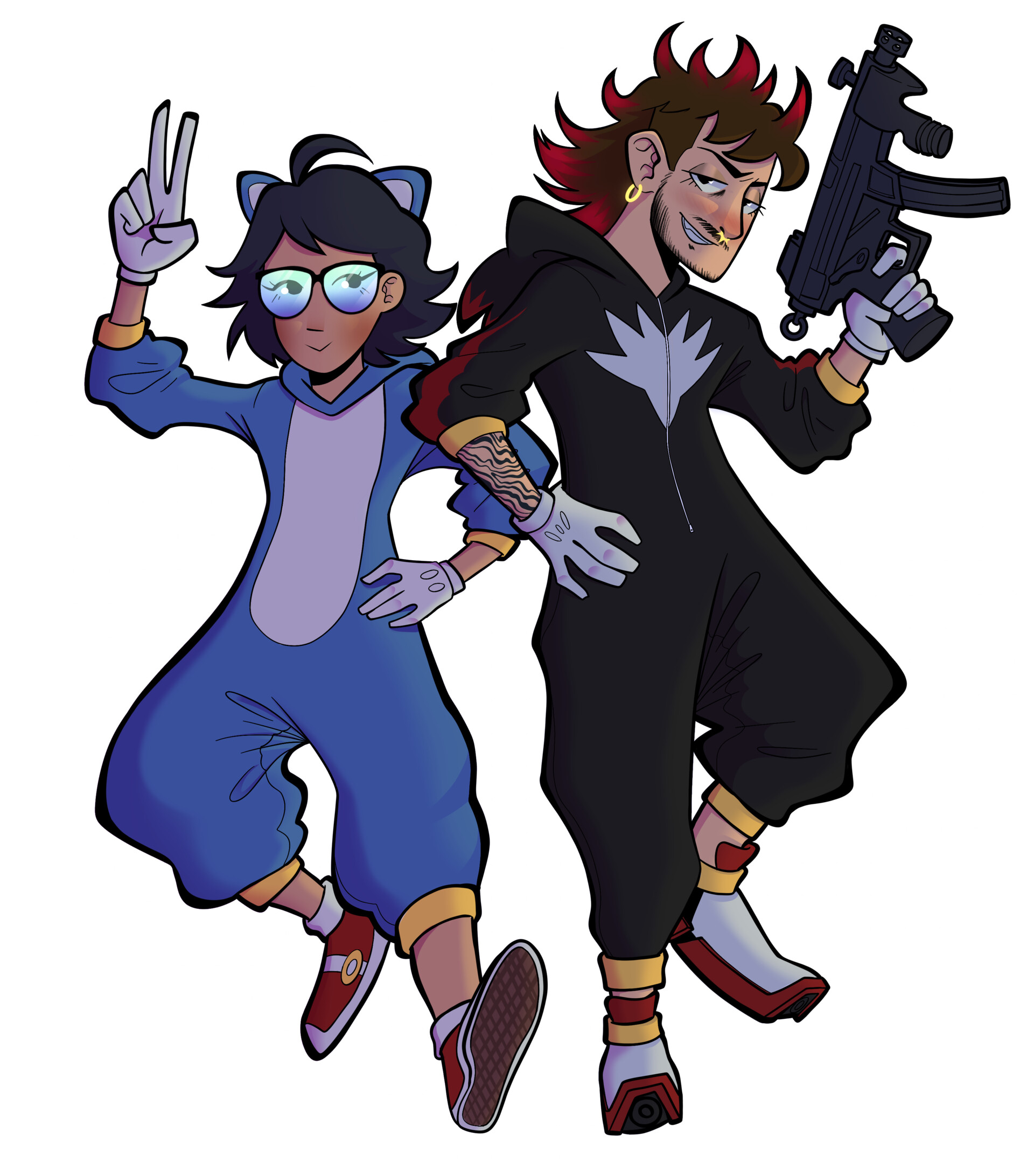 ArtStation - Sonic & Shadow