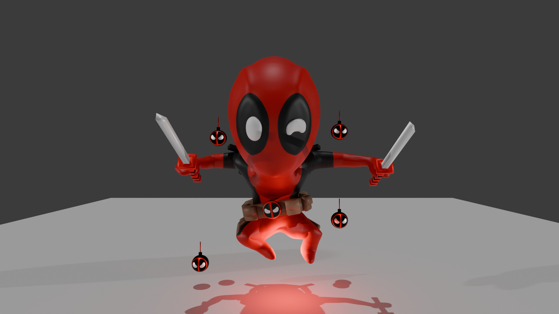 ArtStation - Mini Deadpool