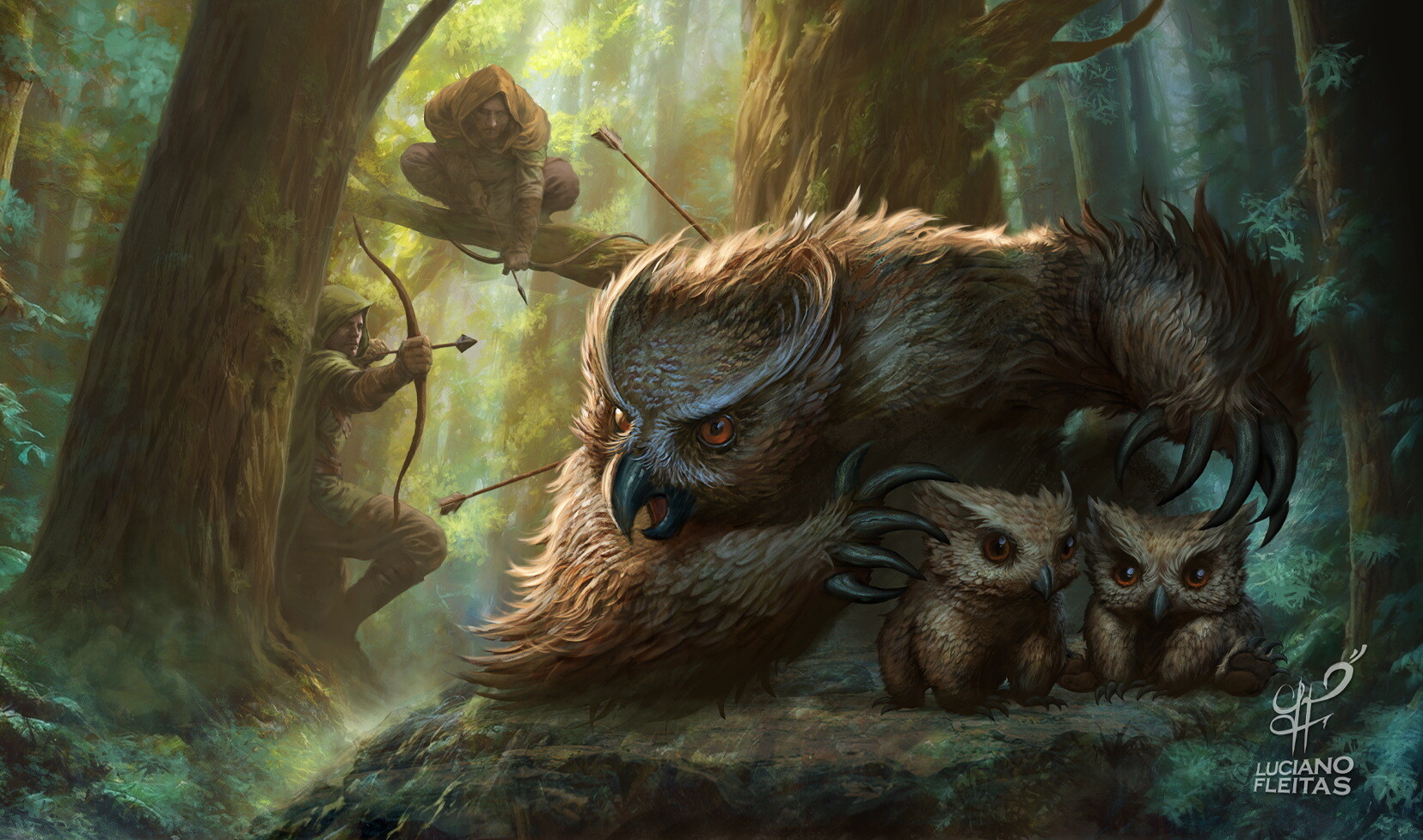 ArtStation - Owlbear momma