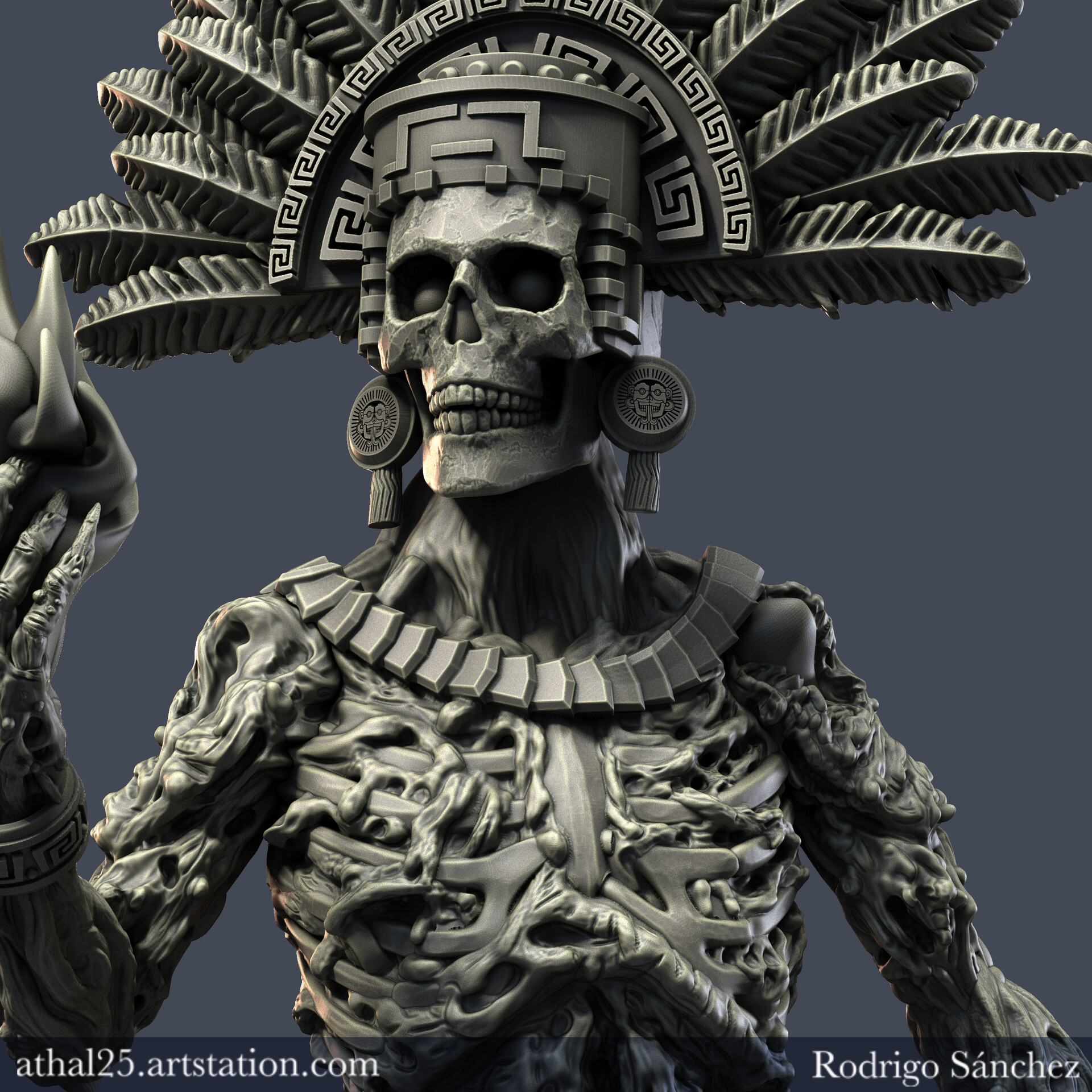 ArtStation - Mictlantecuhtli - Master of the Underworld