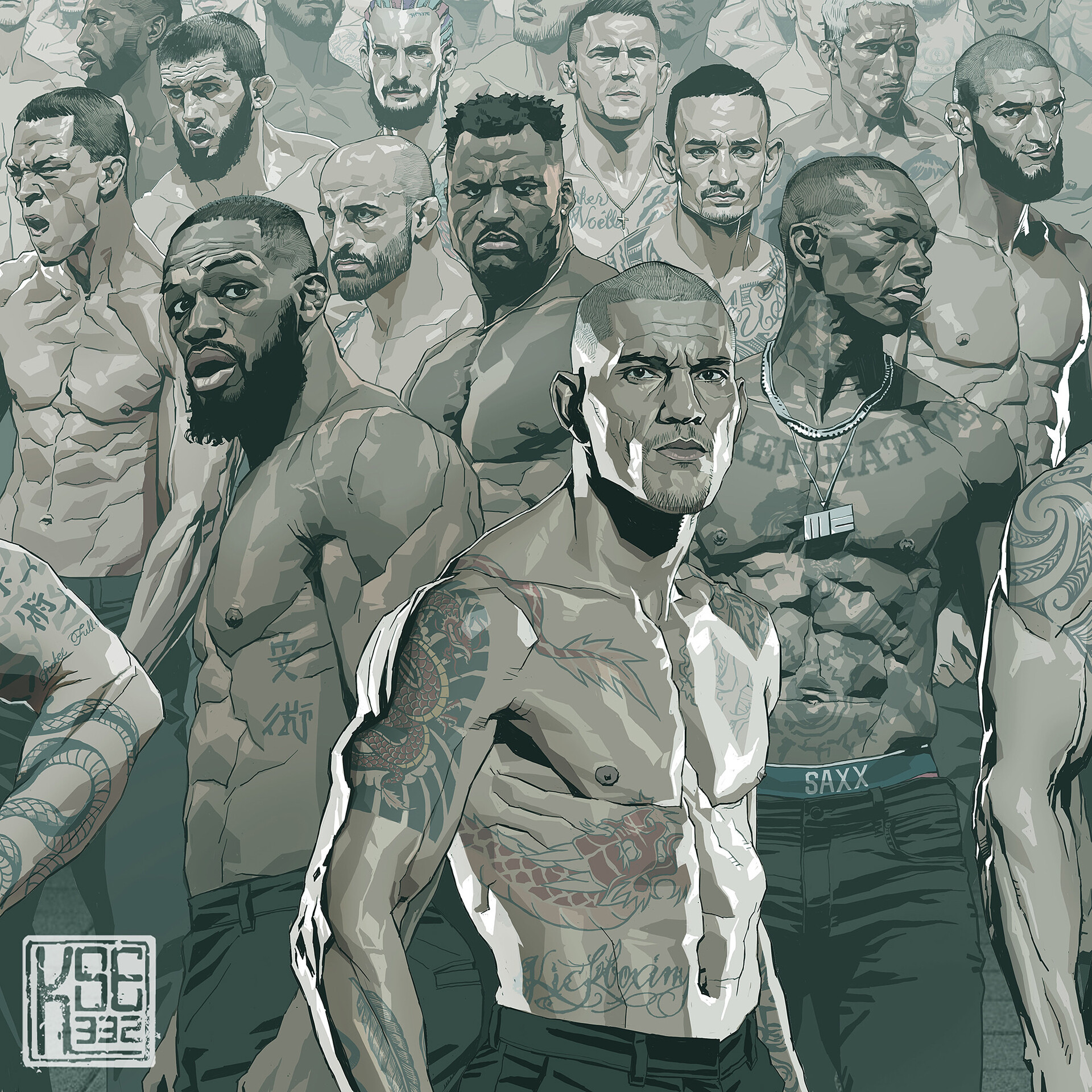ArtStation - UFC Fighters