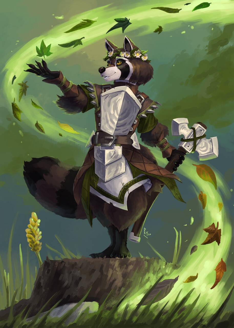 ArtStation - Fanart - Rowan, Guardian of the Weald
