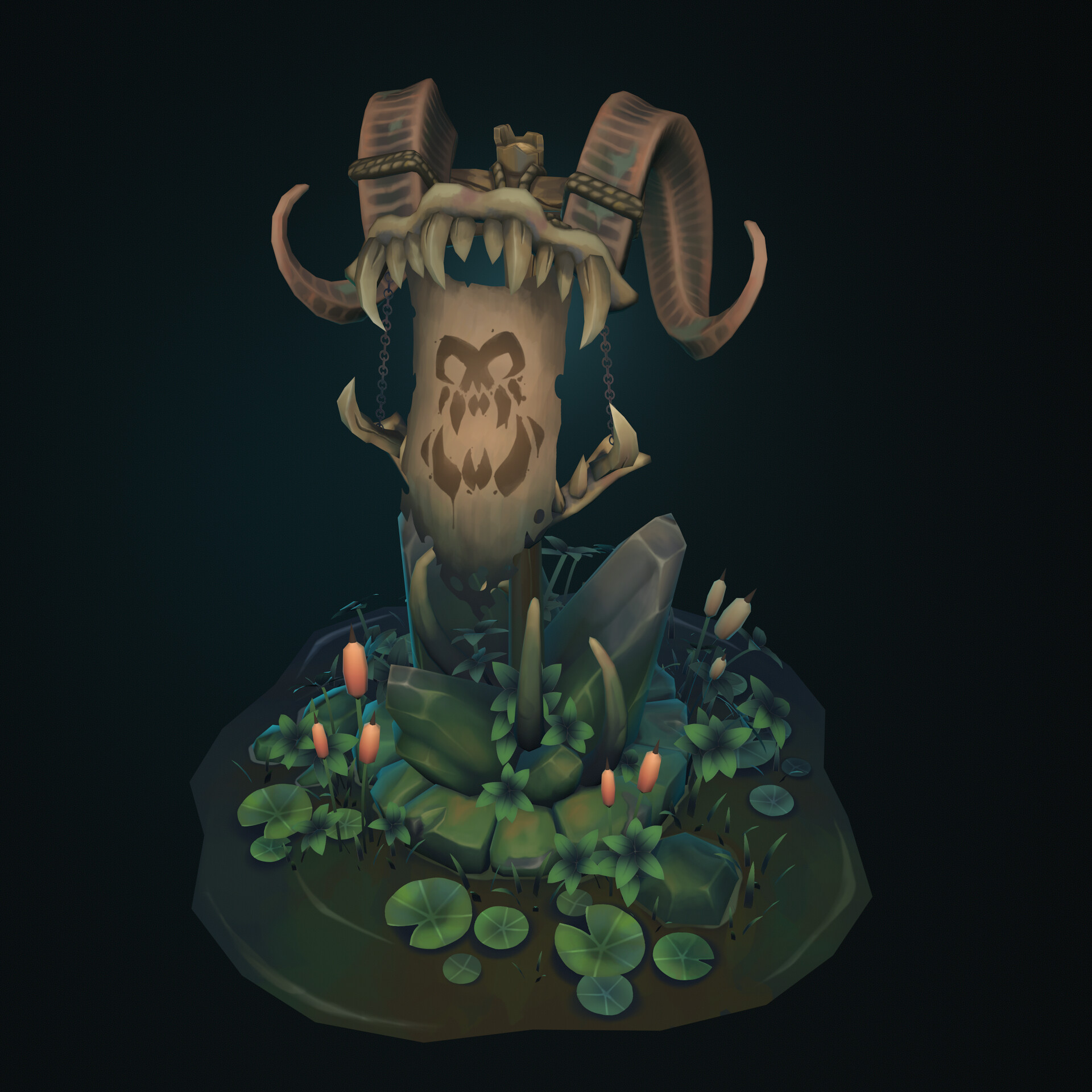 ArtStation - Handpainted Orc Banner