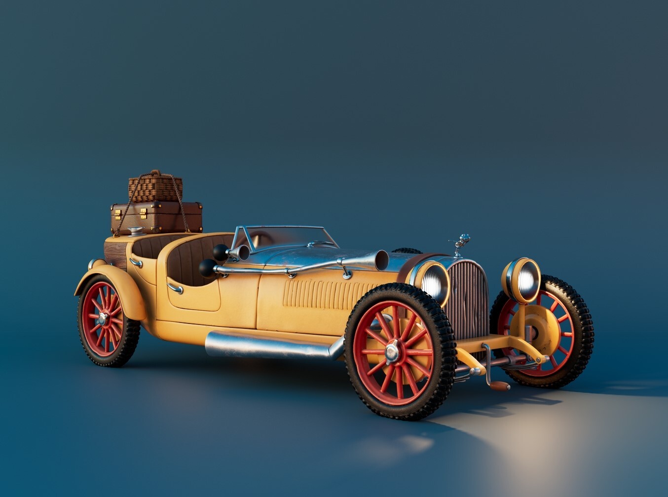 ArtStation - Toad's Race Car