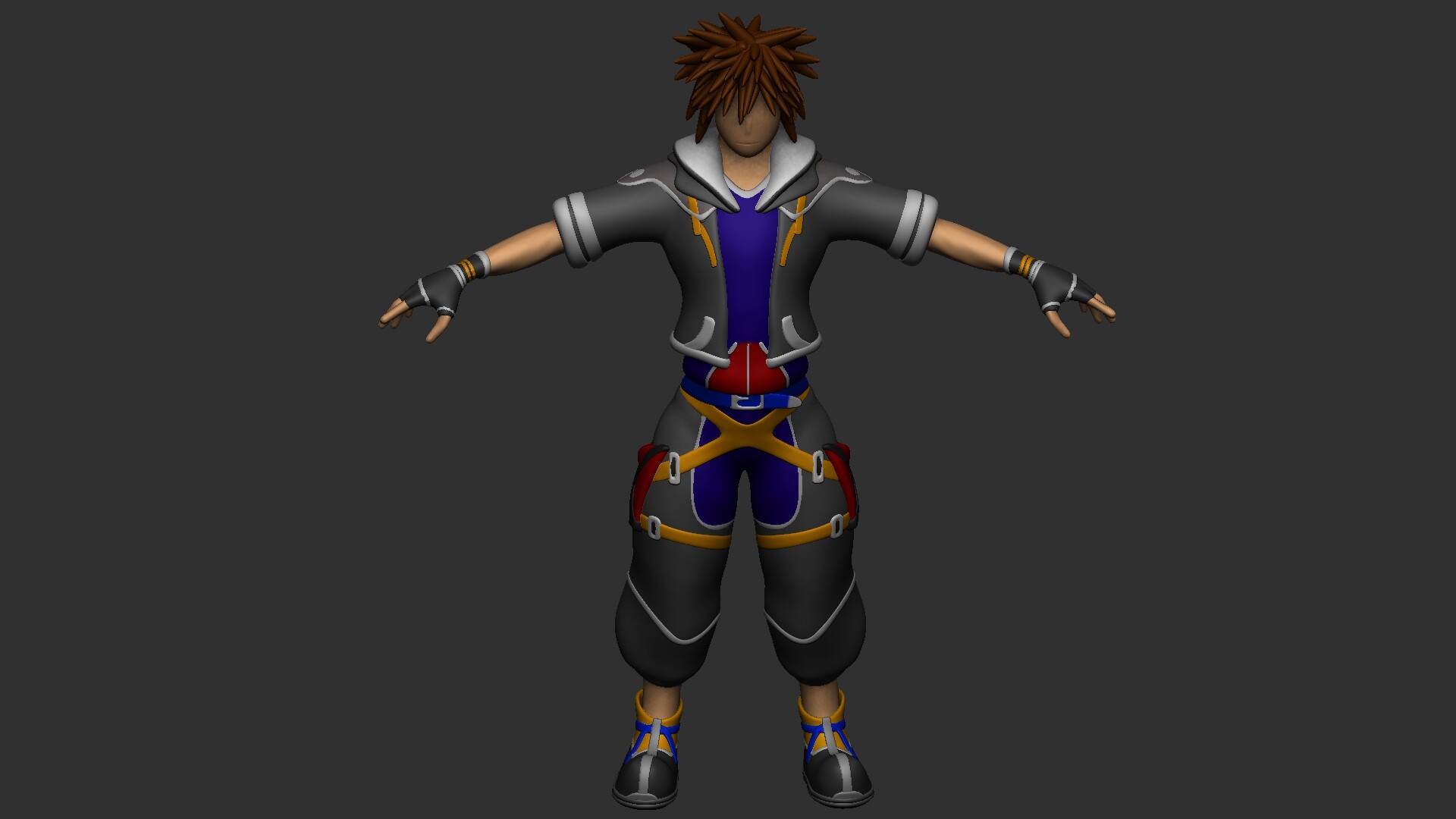 ArtStation - Zbrush Sora - Kingdom Hearts II