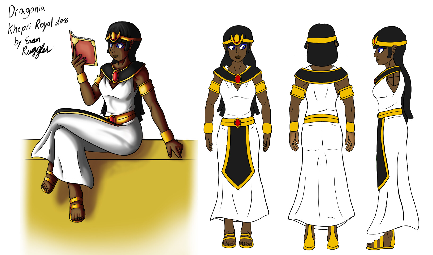 ArtStation - Dragonia Khepri/Sophia Royal Dress V2