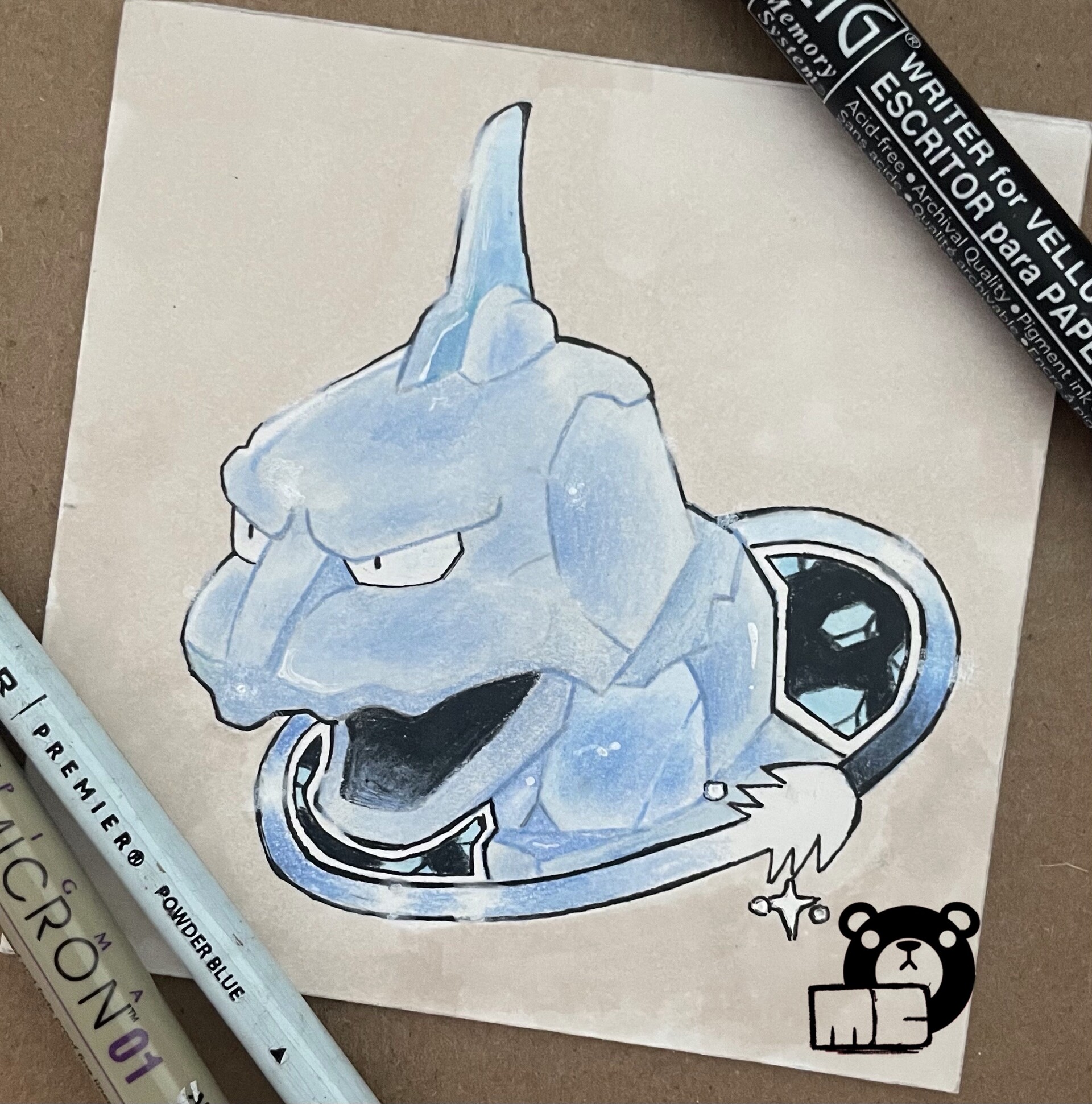 how to draw crystal onix