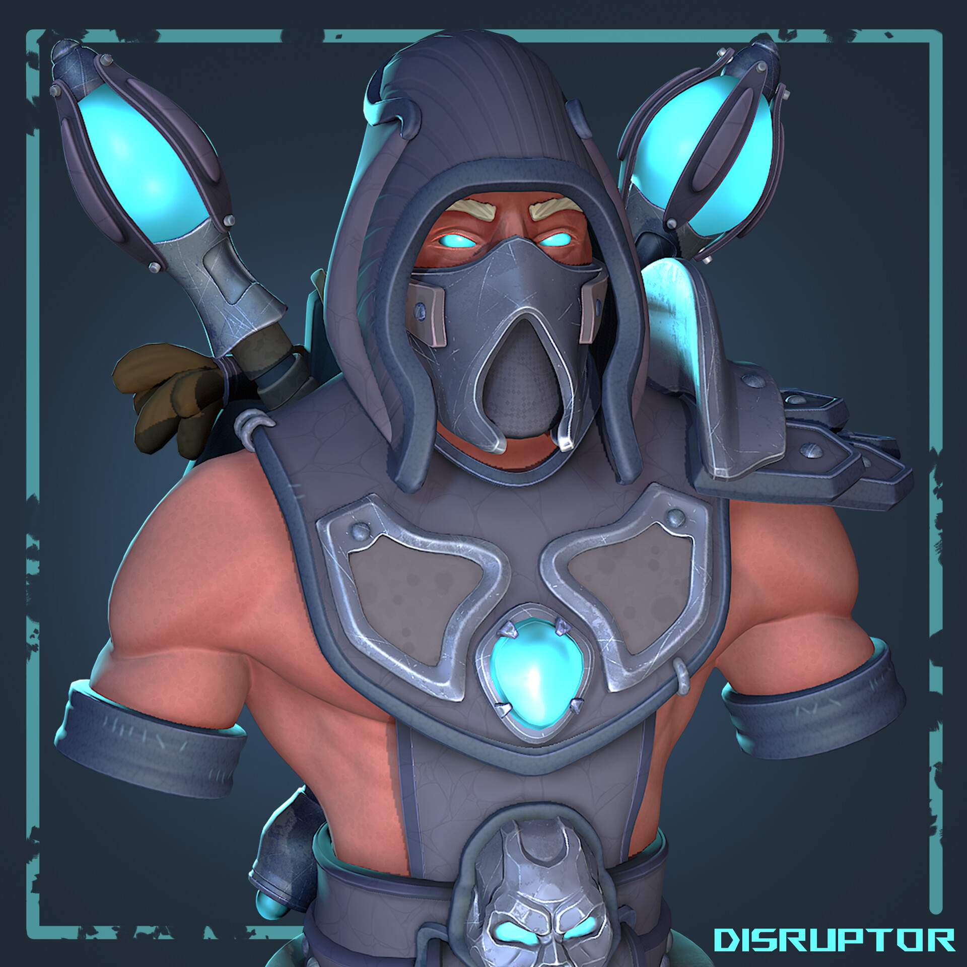 ArtStation - Disruptor_dota2_bust