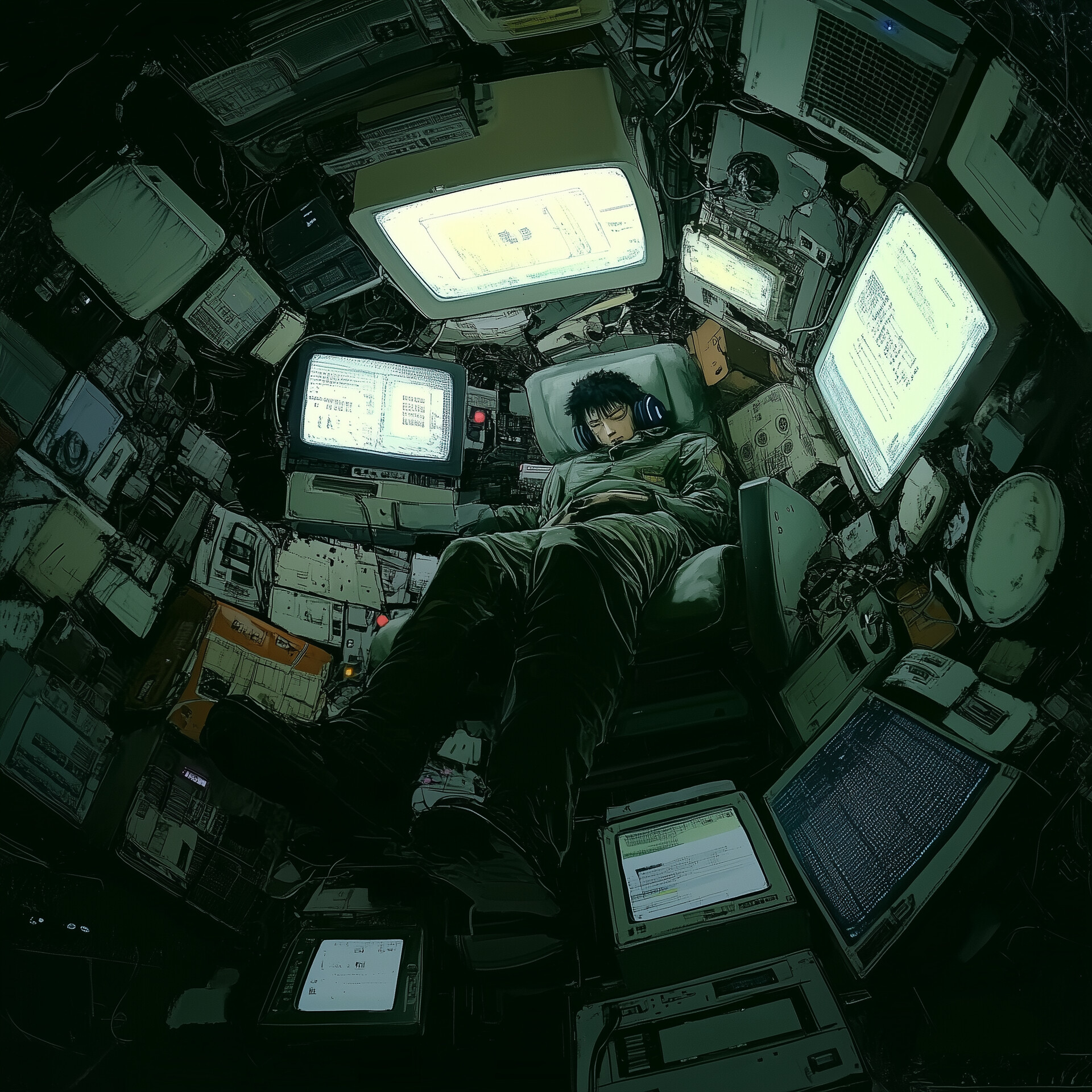 ArtStation - Developer napping