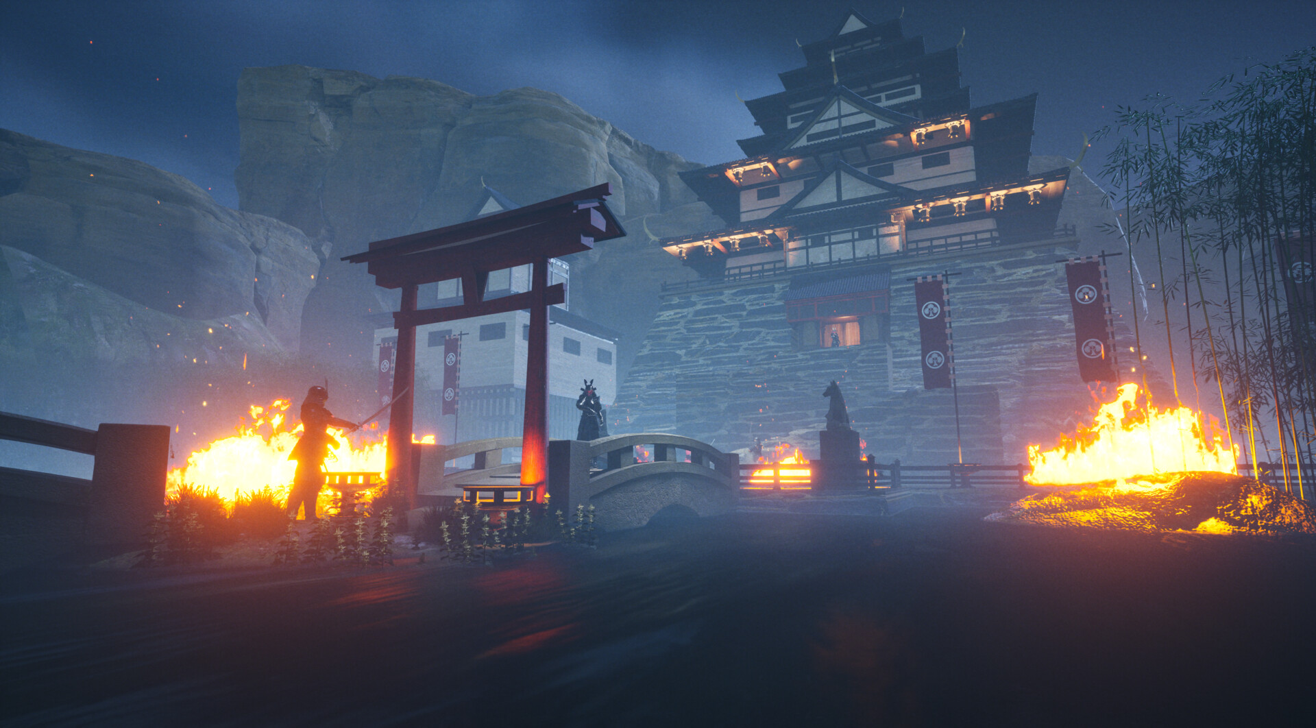 ArtStation - Japanese Castle