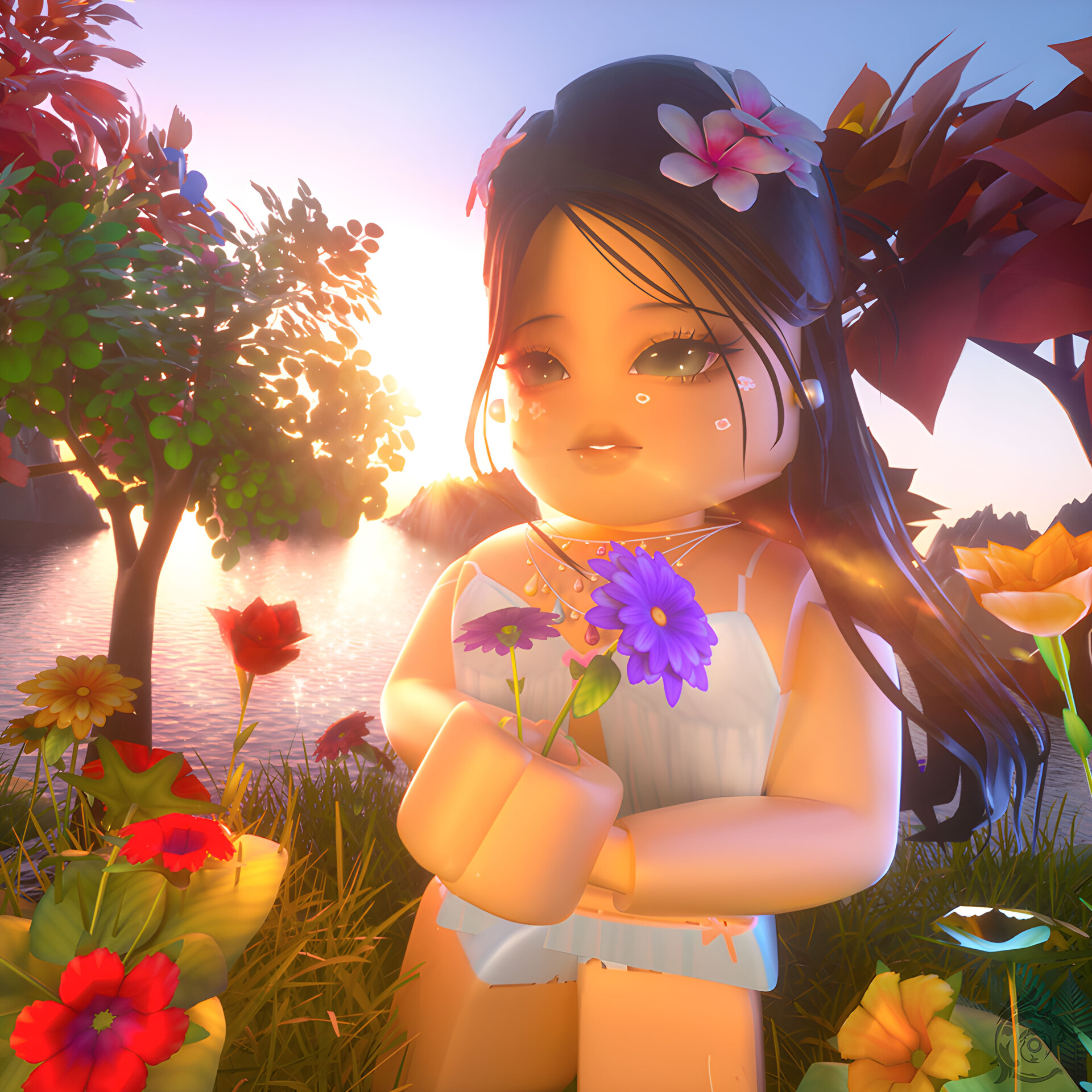 ArtStation - Floral Paradise - Artwork