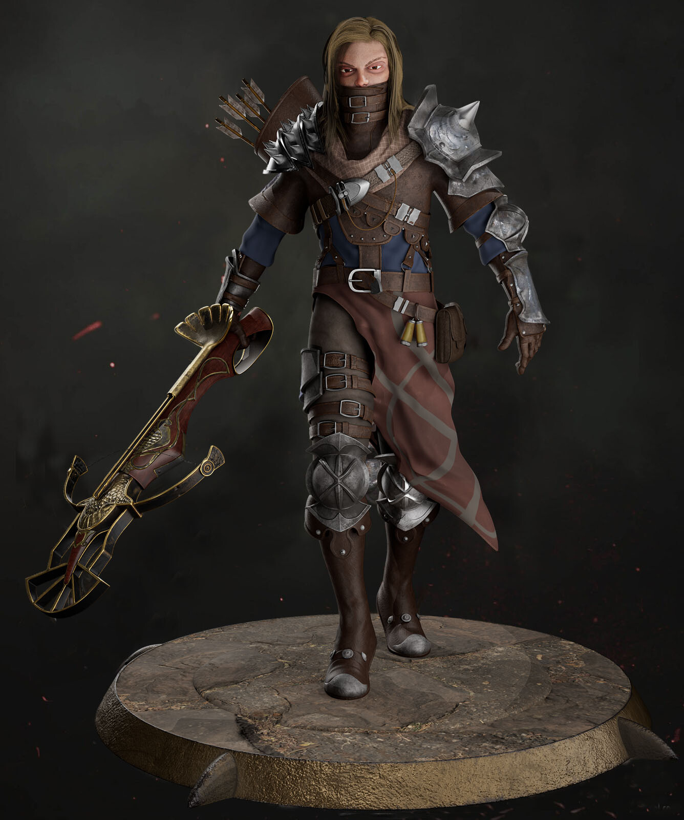 ArtStation - Character Warrior /vijay kanojia/ maya/zbrush/ sub painter ...