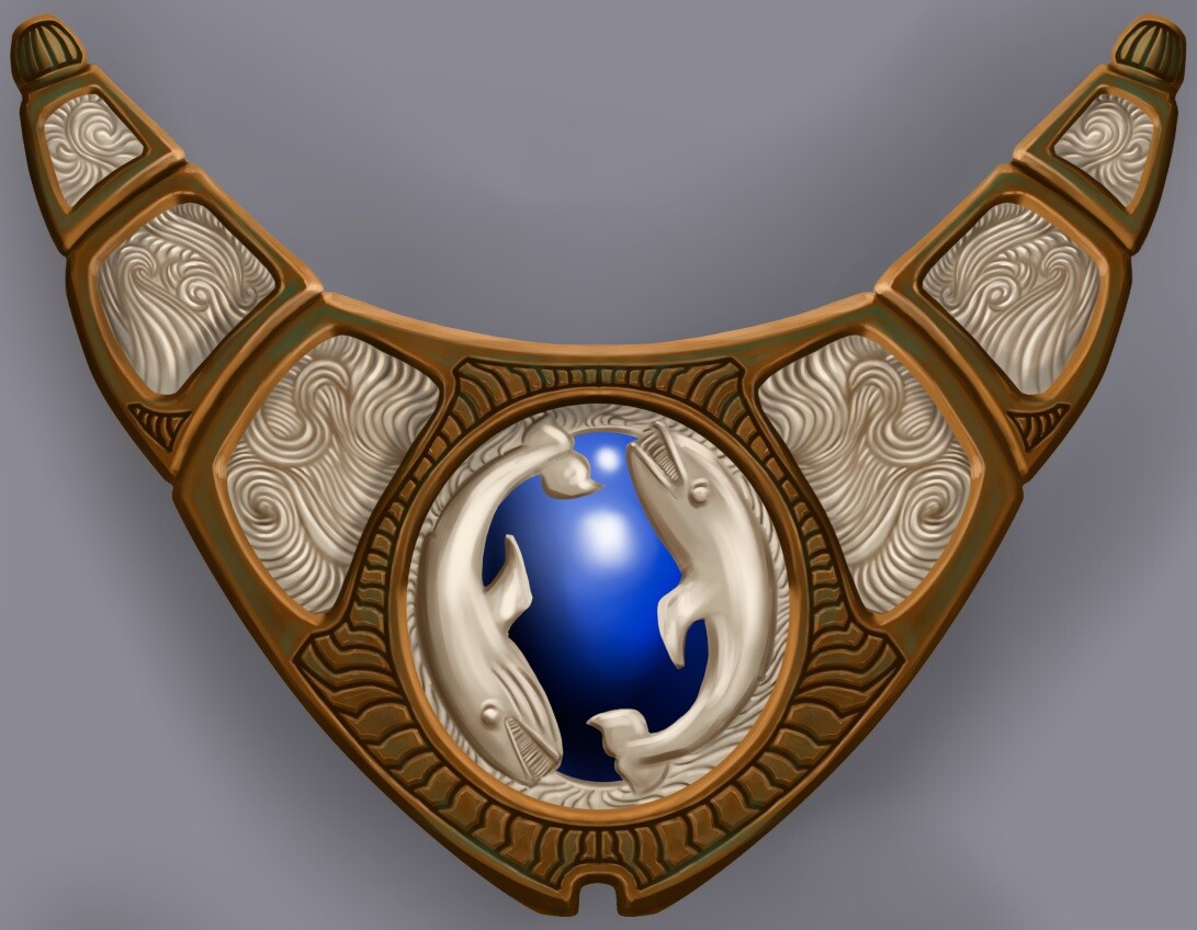 ArtStation - Sea Cult amulet concept