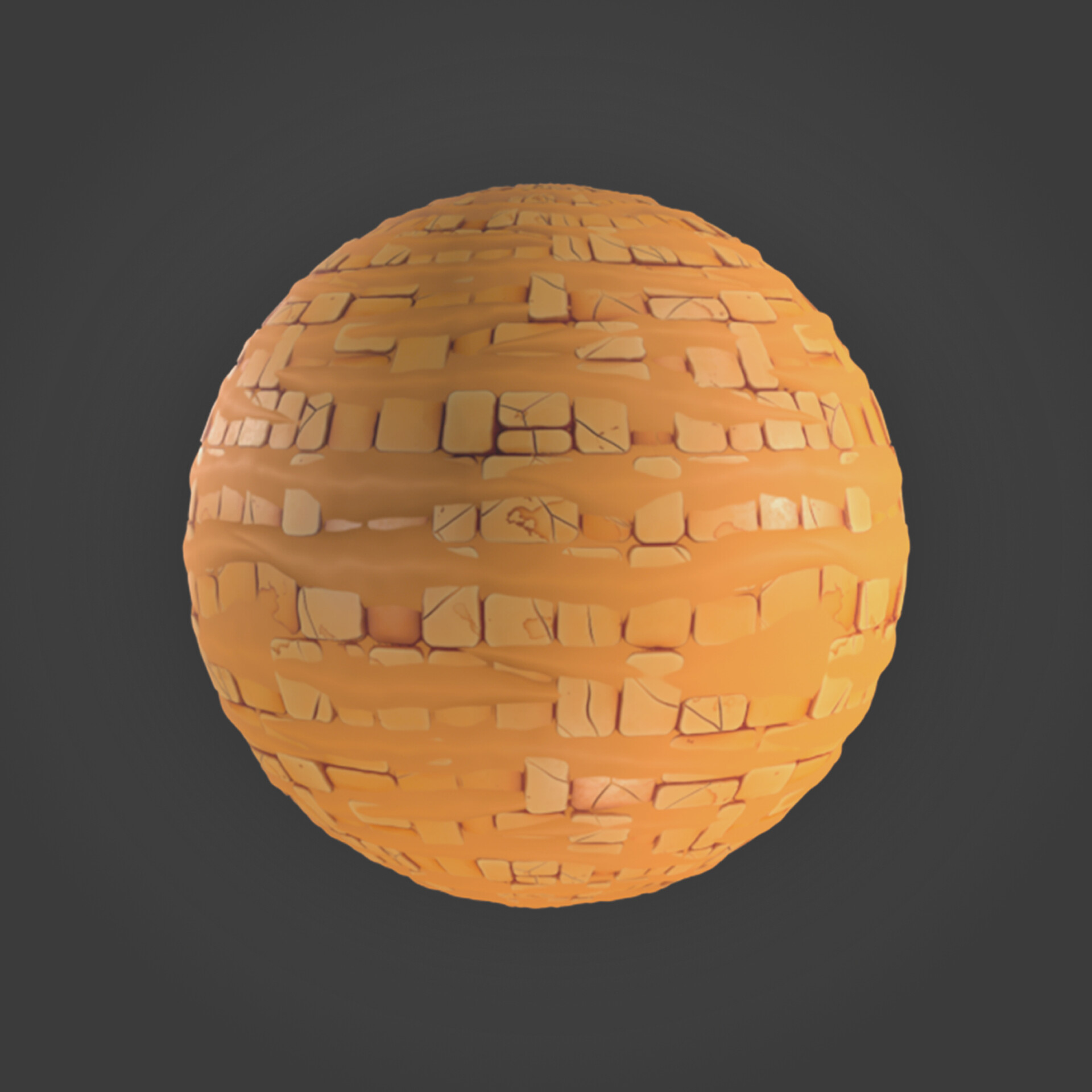 ArtStation - Stylized Sand and Tile Ground Texture | Substance Designer