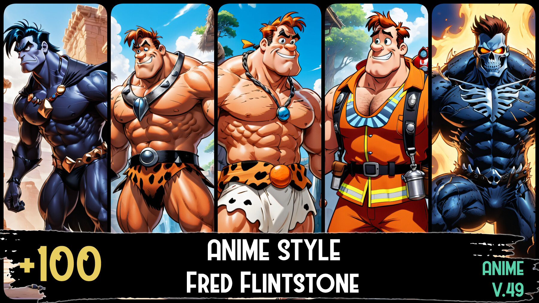 ArtStation - +110 Fred Flintstone | 4K Resolution