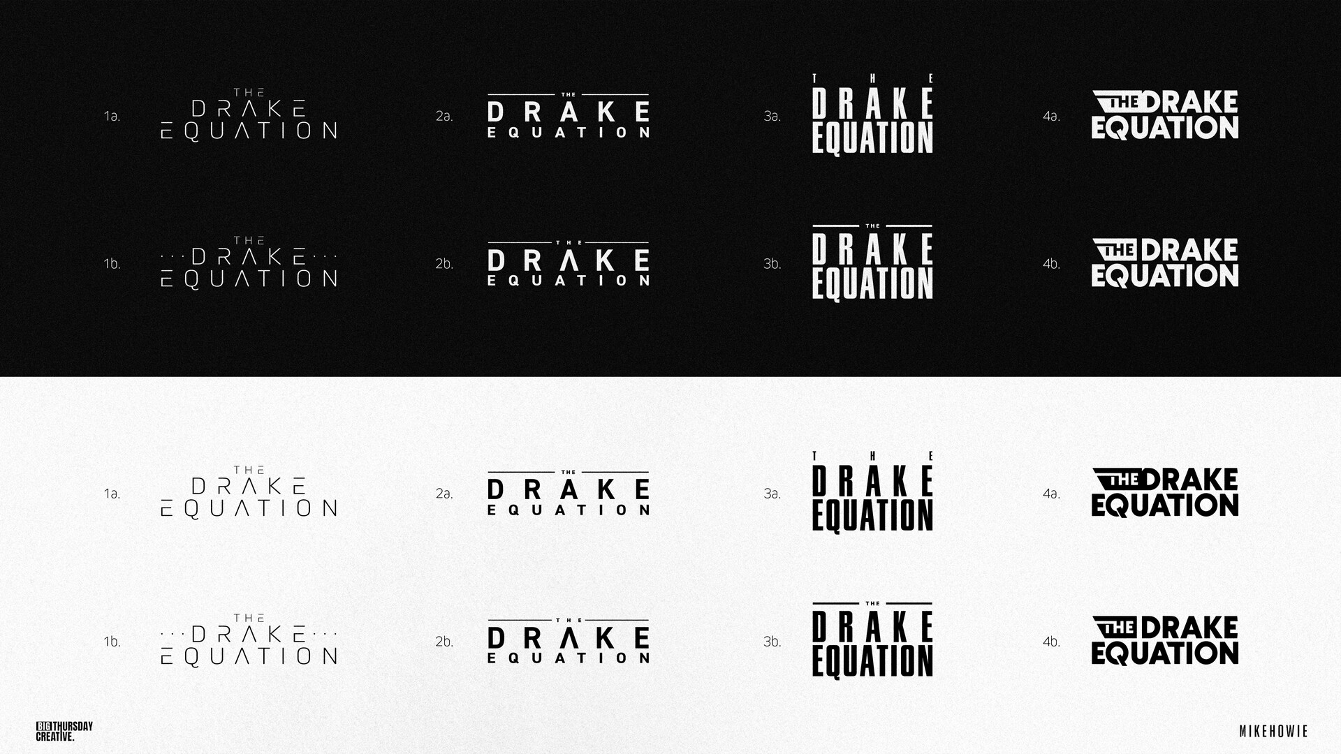 Mike Howie - The Drake Equation: Logo Design & Promo
