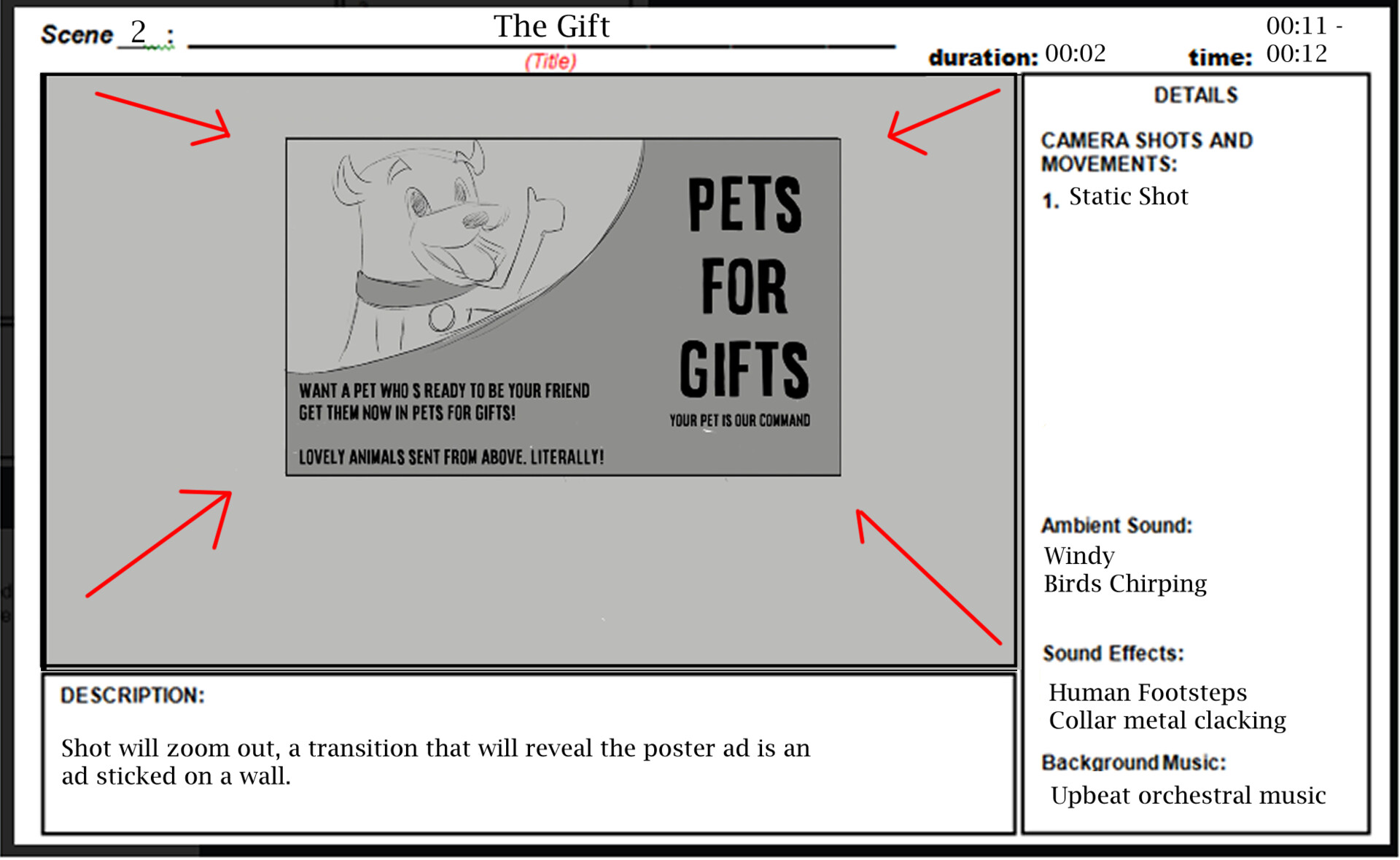ArtStation - Storyboards for The Gift