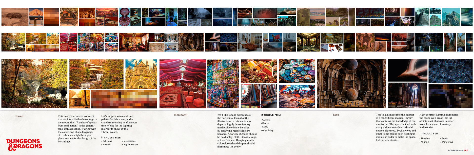 Noor’s Art - D&D Player's Handbook: Character Backgrounds