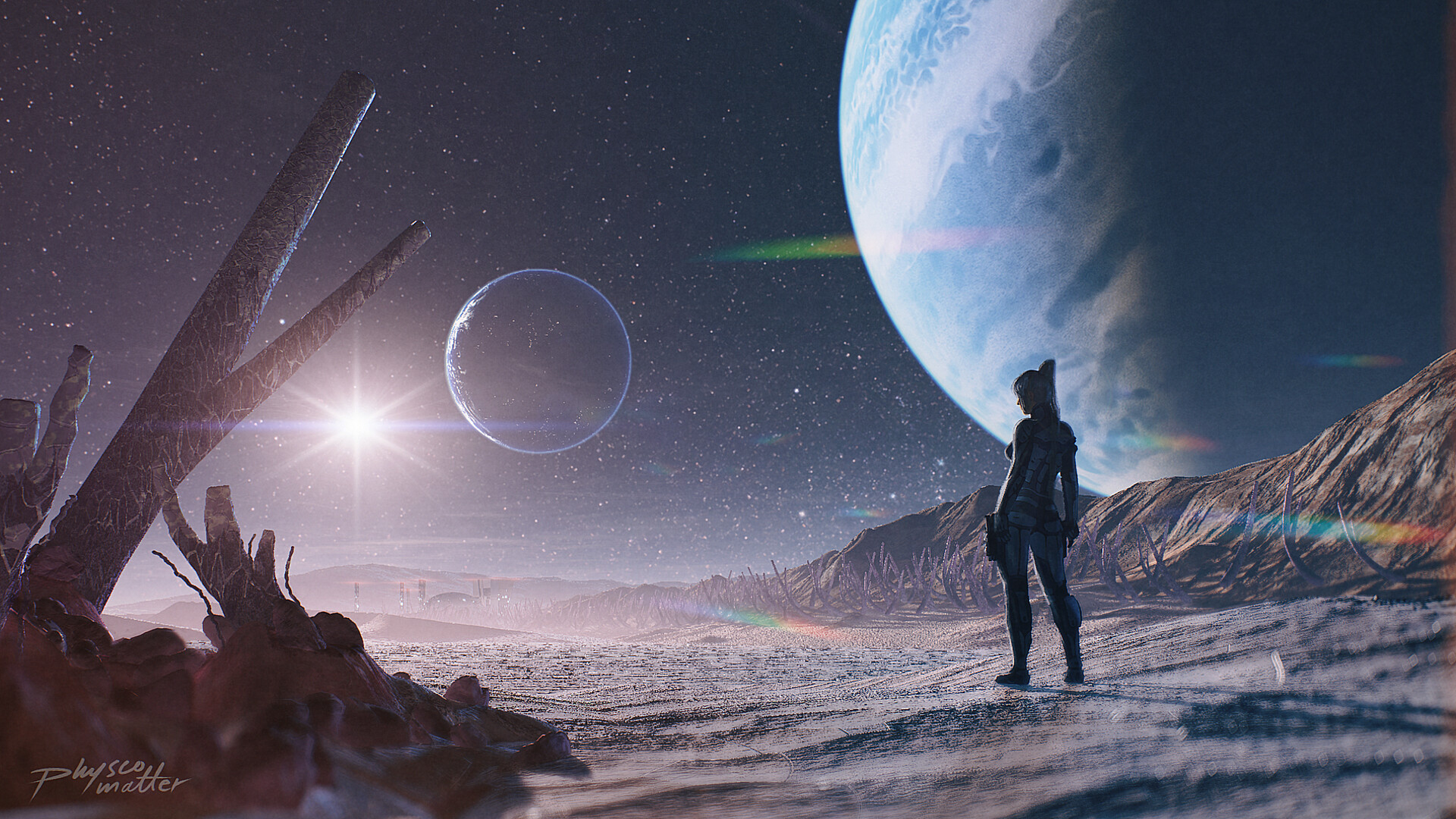 ArtStation - Stroll to the base