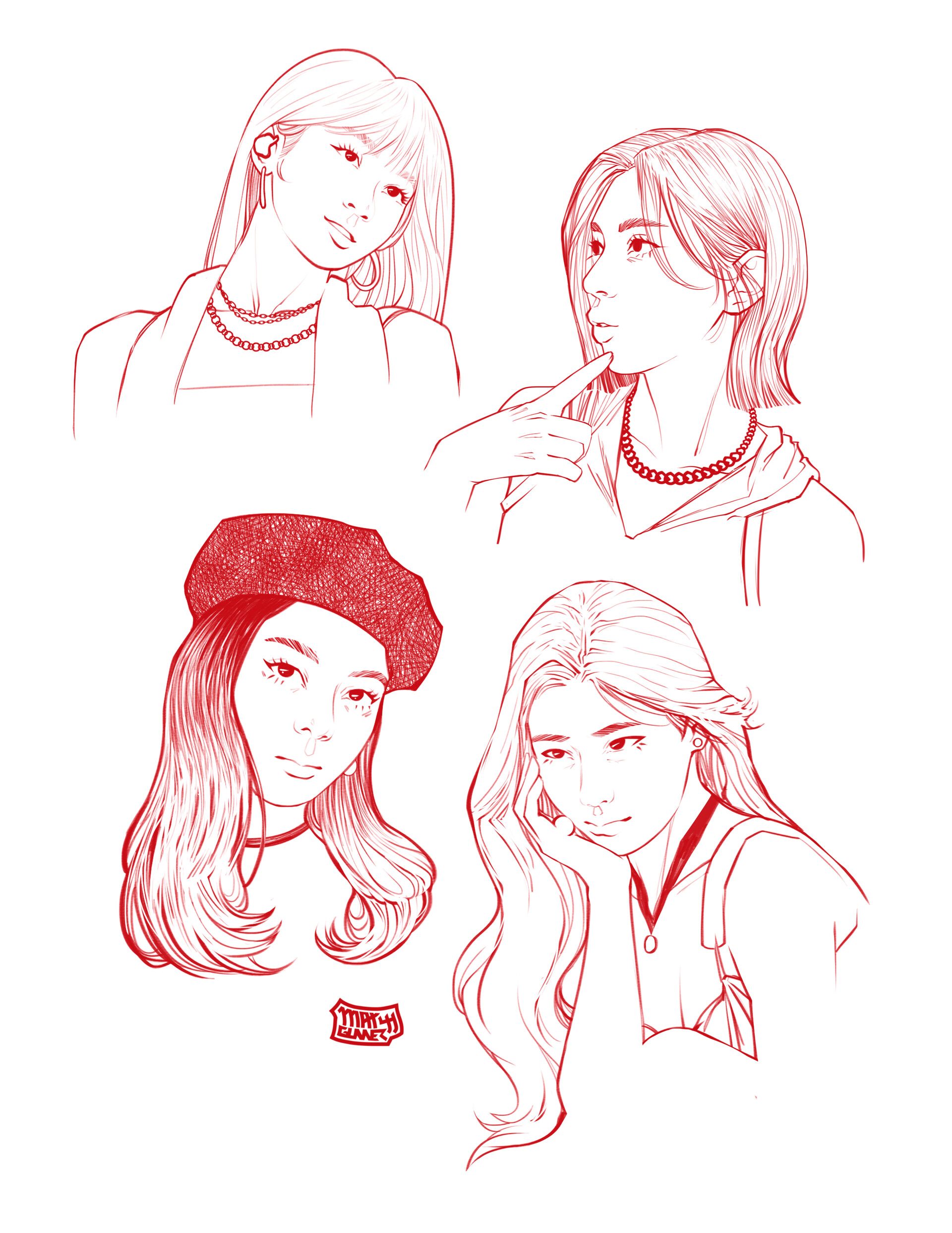 ArtStation - Idols Headshots