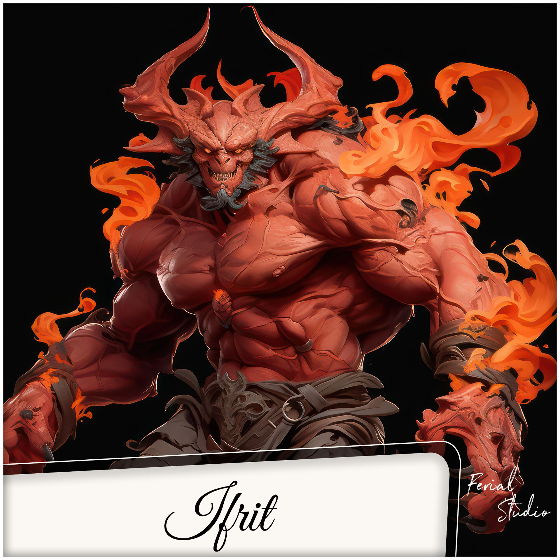 ArtStation - 🔹200 Ifrit - Stylized Character Reference Image Pack v.93 |4K|