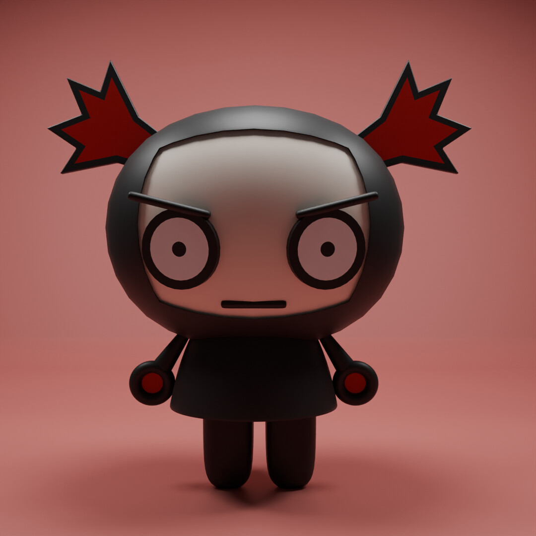 ArtStation - My Attempt at Cartoon Character Modeling