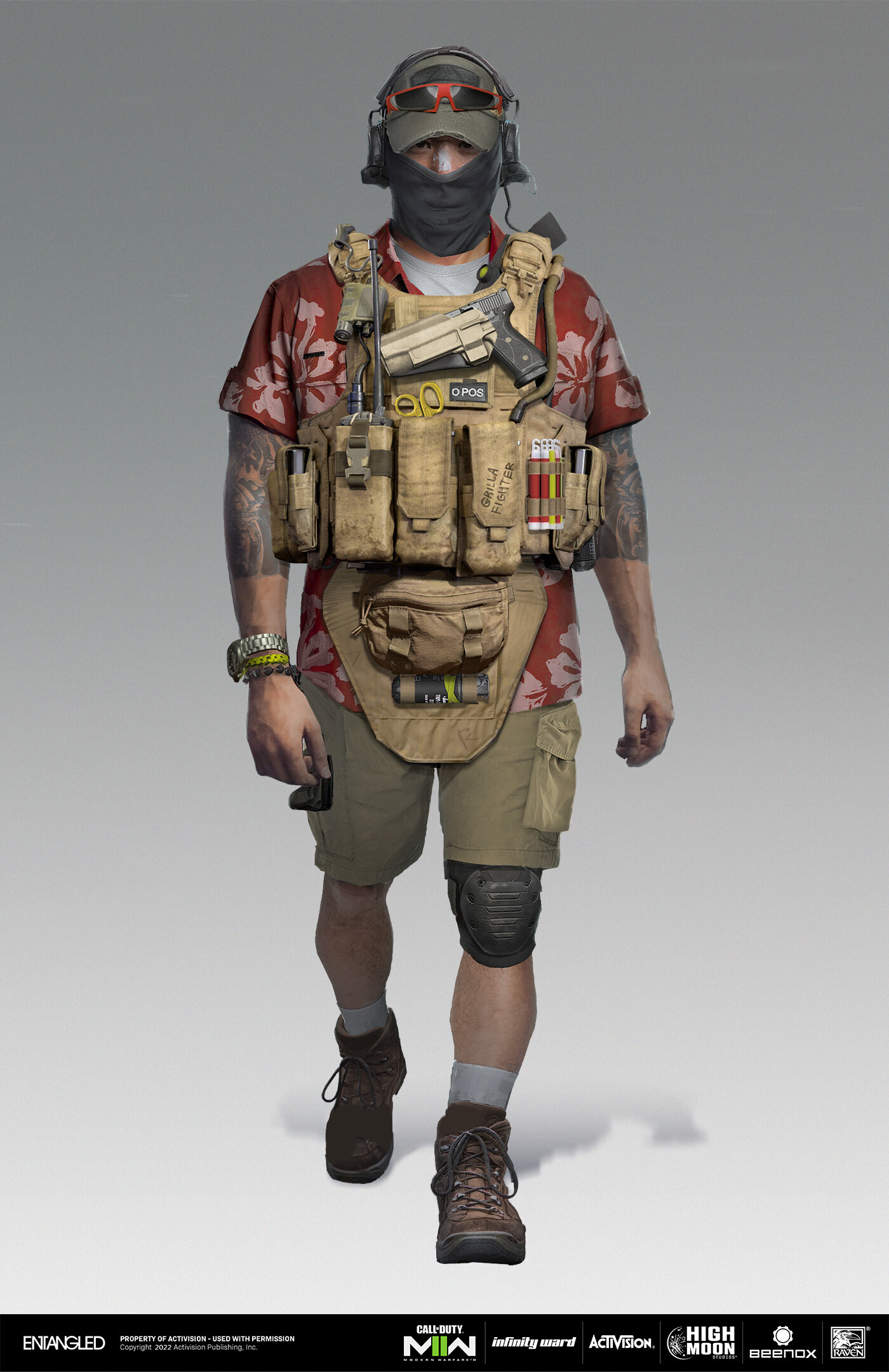 ENTANGLED Studio - Concept Character Art for Call of Duty MW2