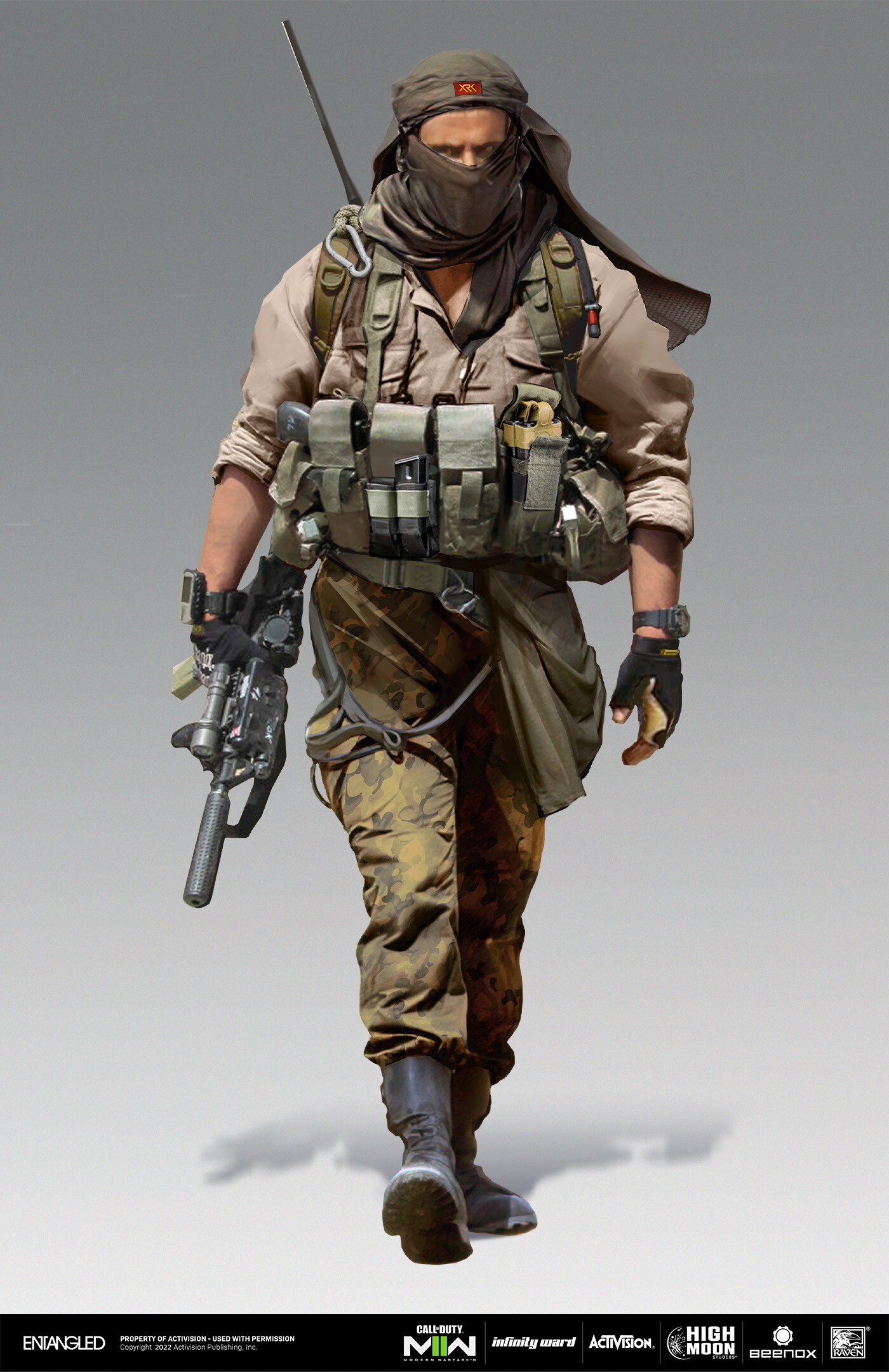ENTANGLED Studio - Concept Character Art for Call of Duty MW2