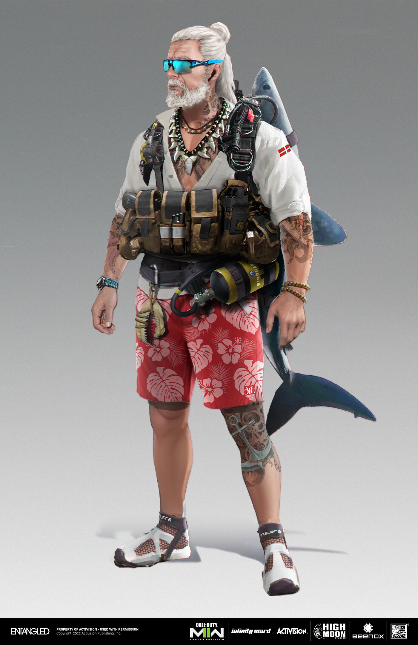 ENTANGLED Studio - Concept Character Art for Call of Duty MW2