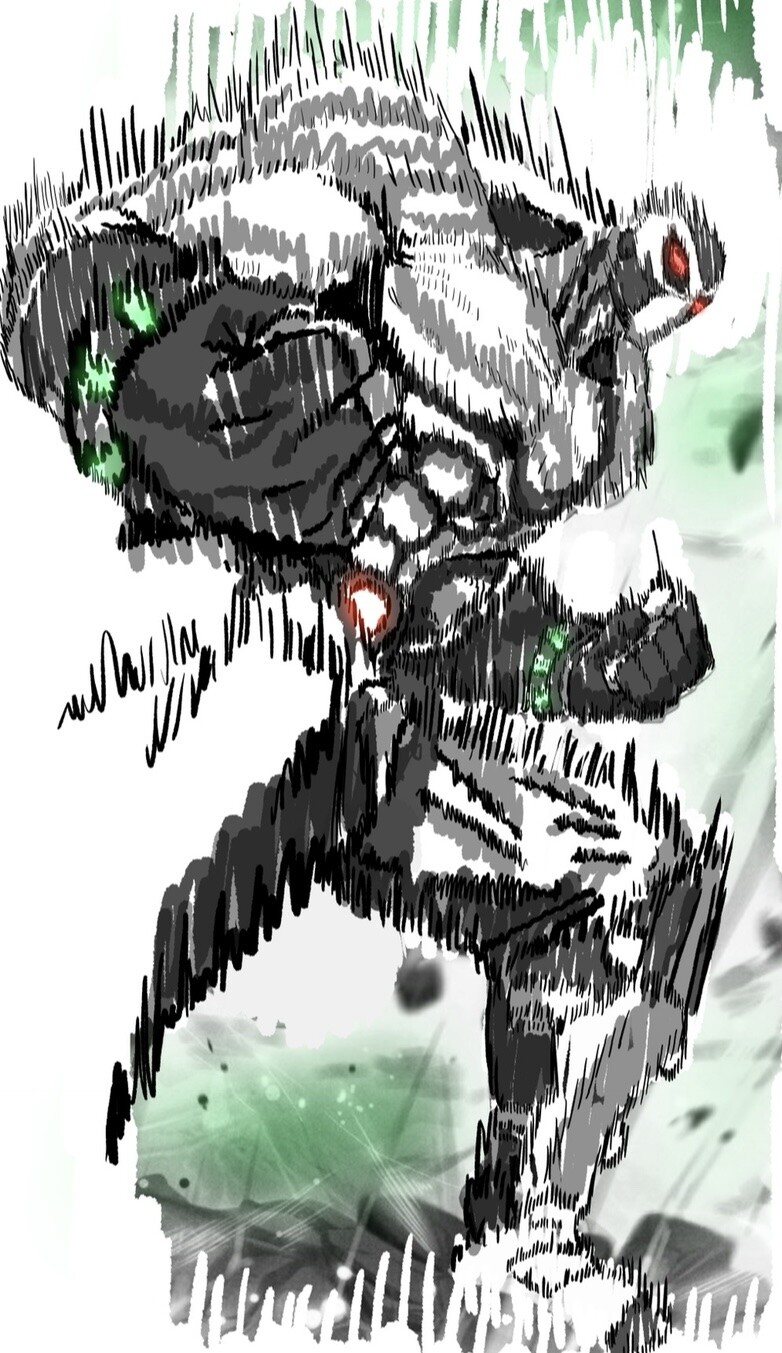 ArtStation - Bane impact frame