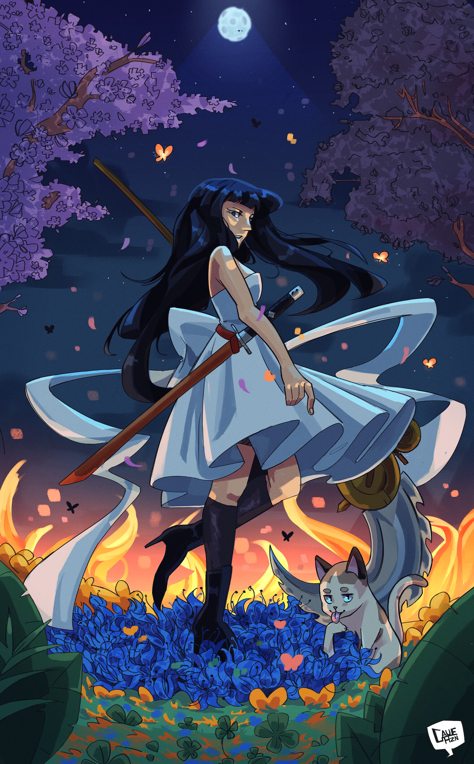 ArtStation - Poster Flower