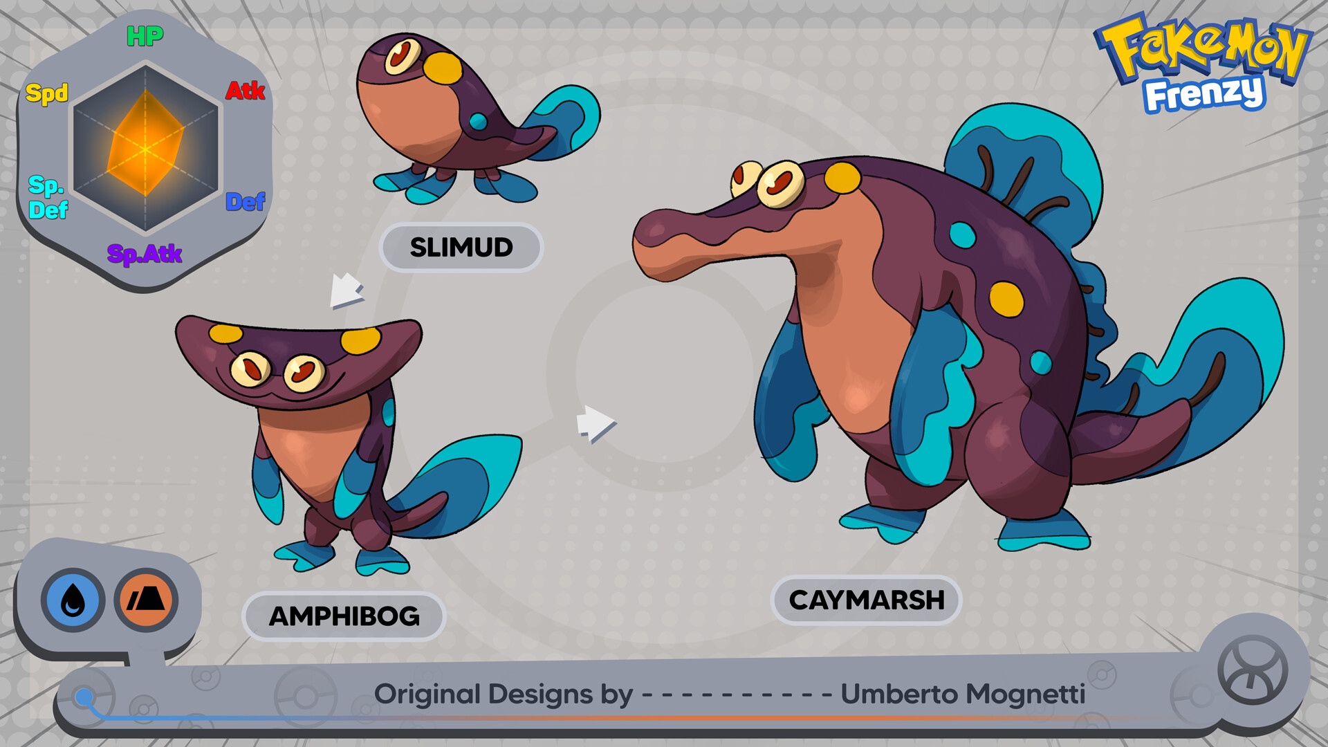 Umberto Mognetti - Fakemon Frenzy - Ground