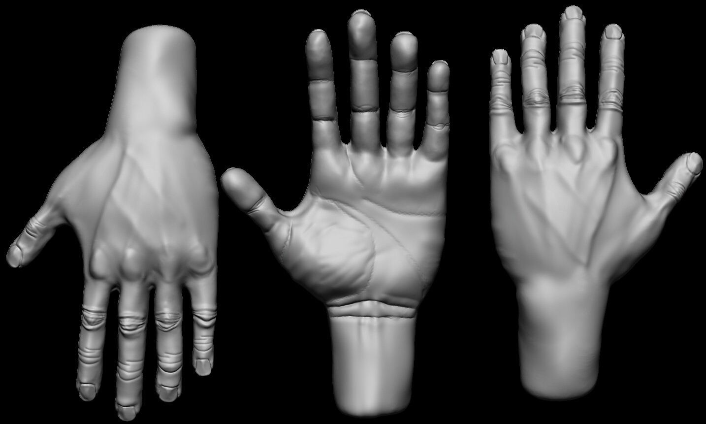 ArtStation - Hand Anatomy practice