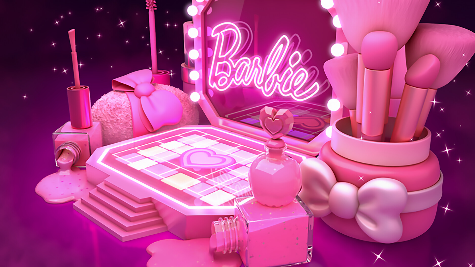 barbie background wallpaper