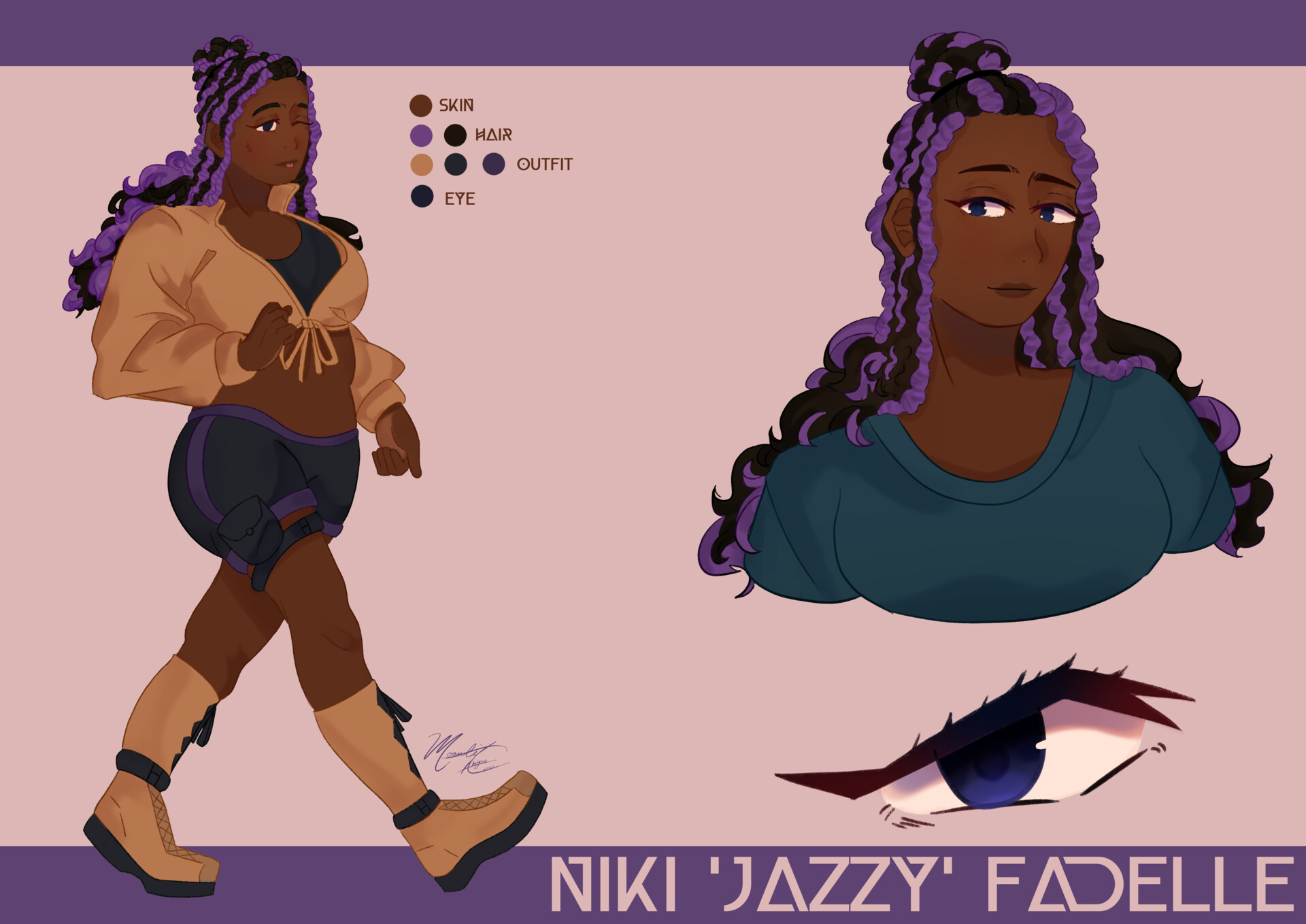 ArtStation - Cyberpunk OC | Jazzy