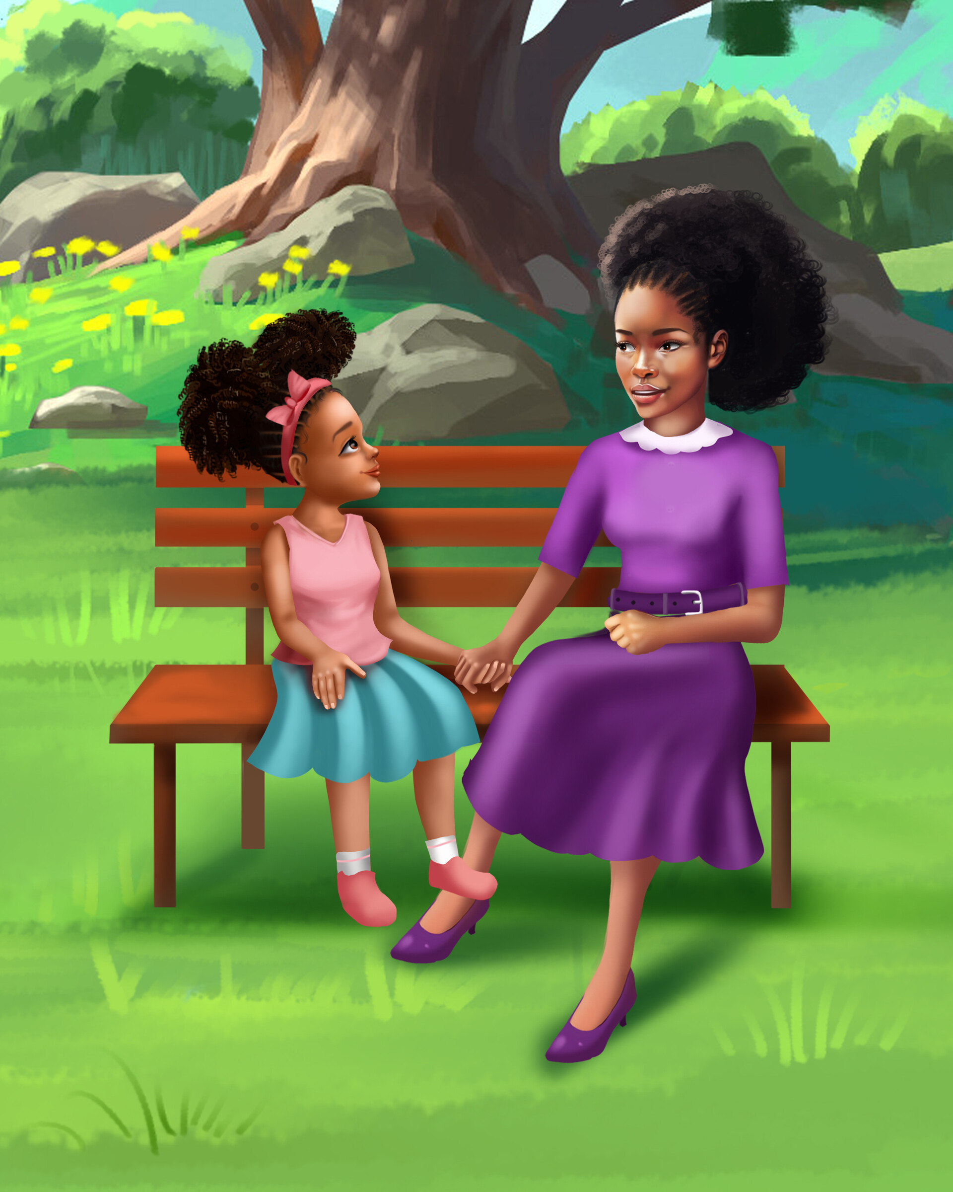 Nadia Omer - children book illustration