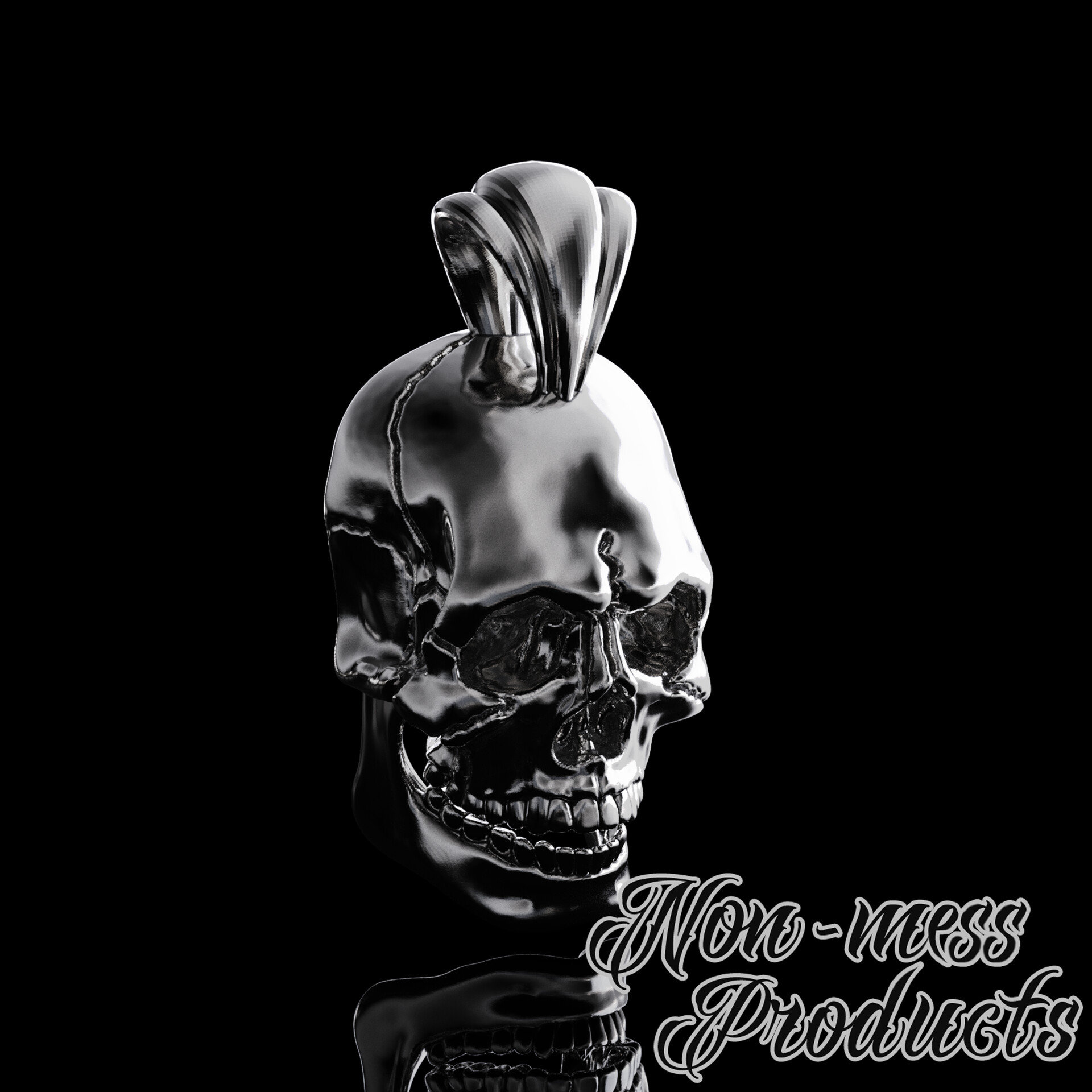 ArtStation - Skull Pendant