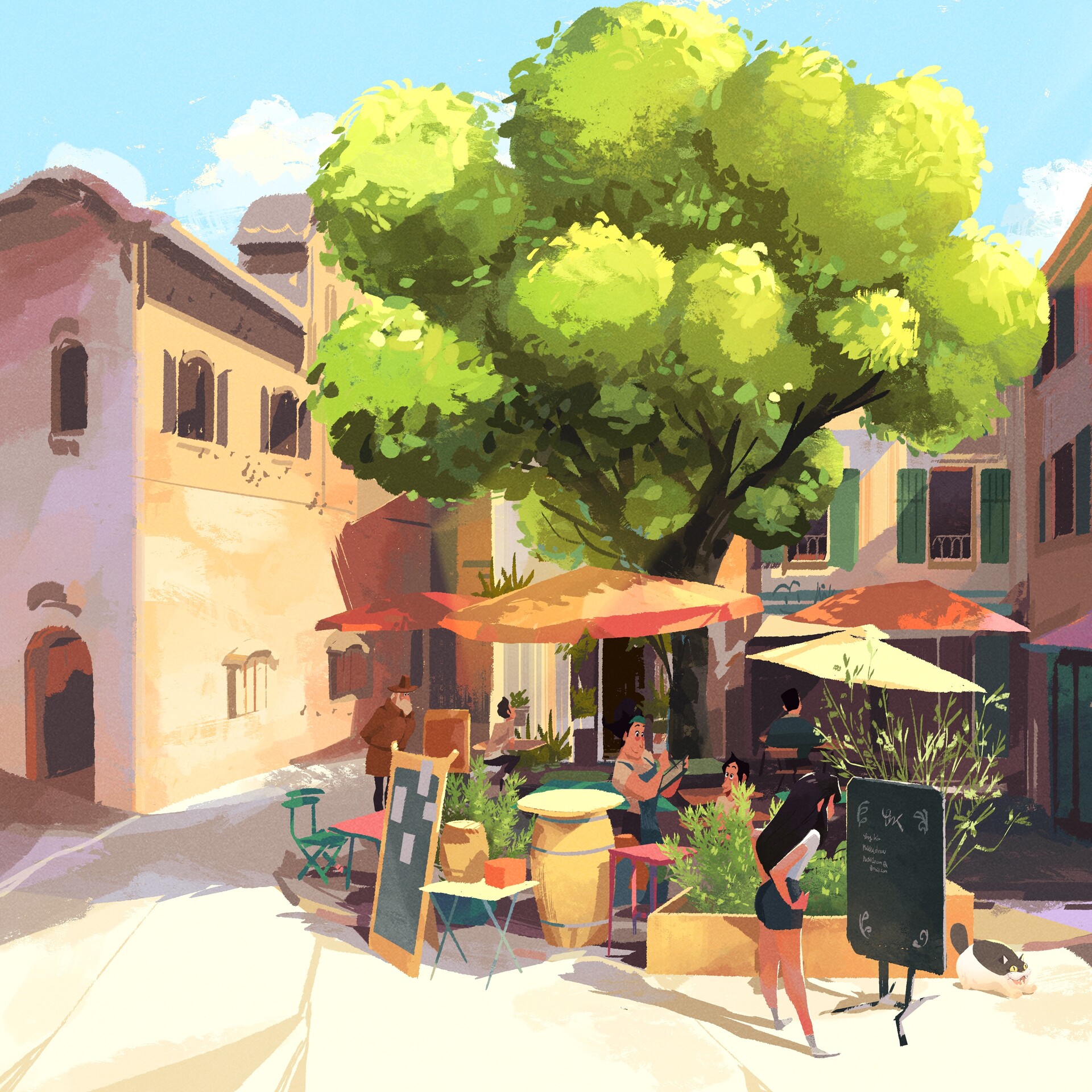 ArtStation - Cafe rakku